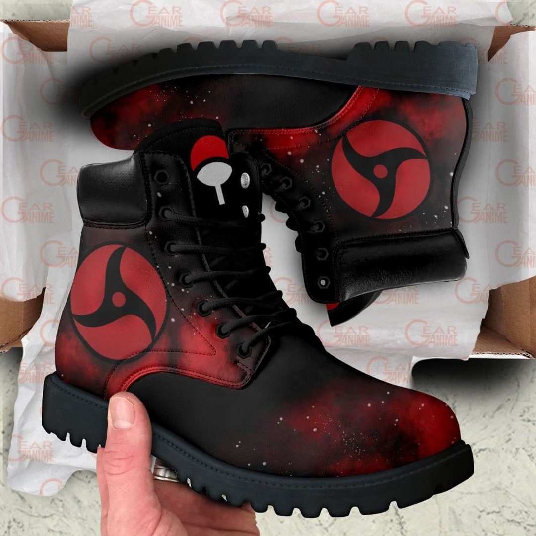 Ltachi Uchiha Mangekyo Sharingan Classic Leather Boots All - Etsy UK
