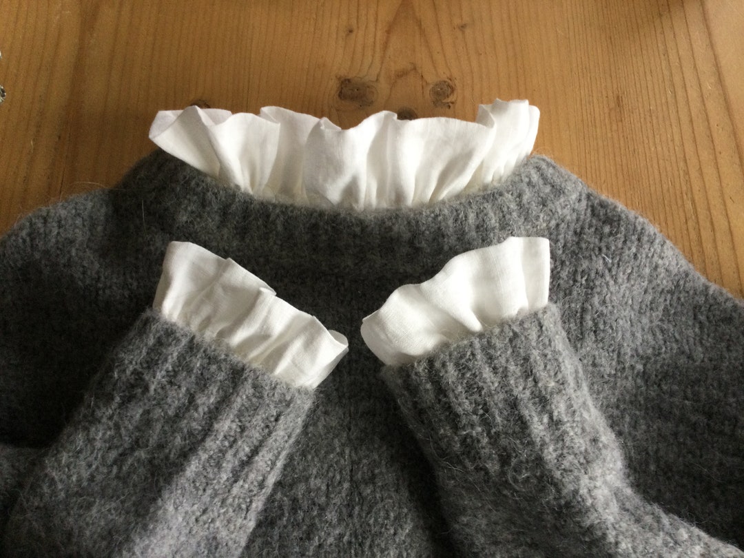 Detachable White Collars and Cuffs - Etsy