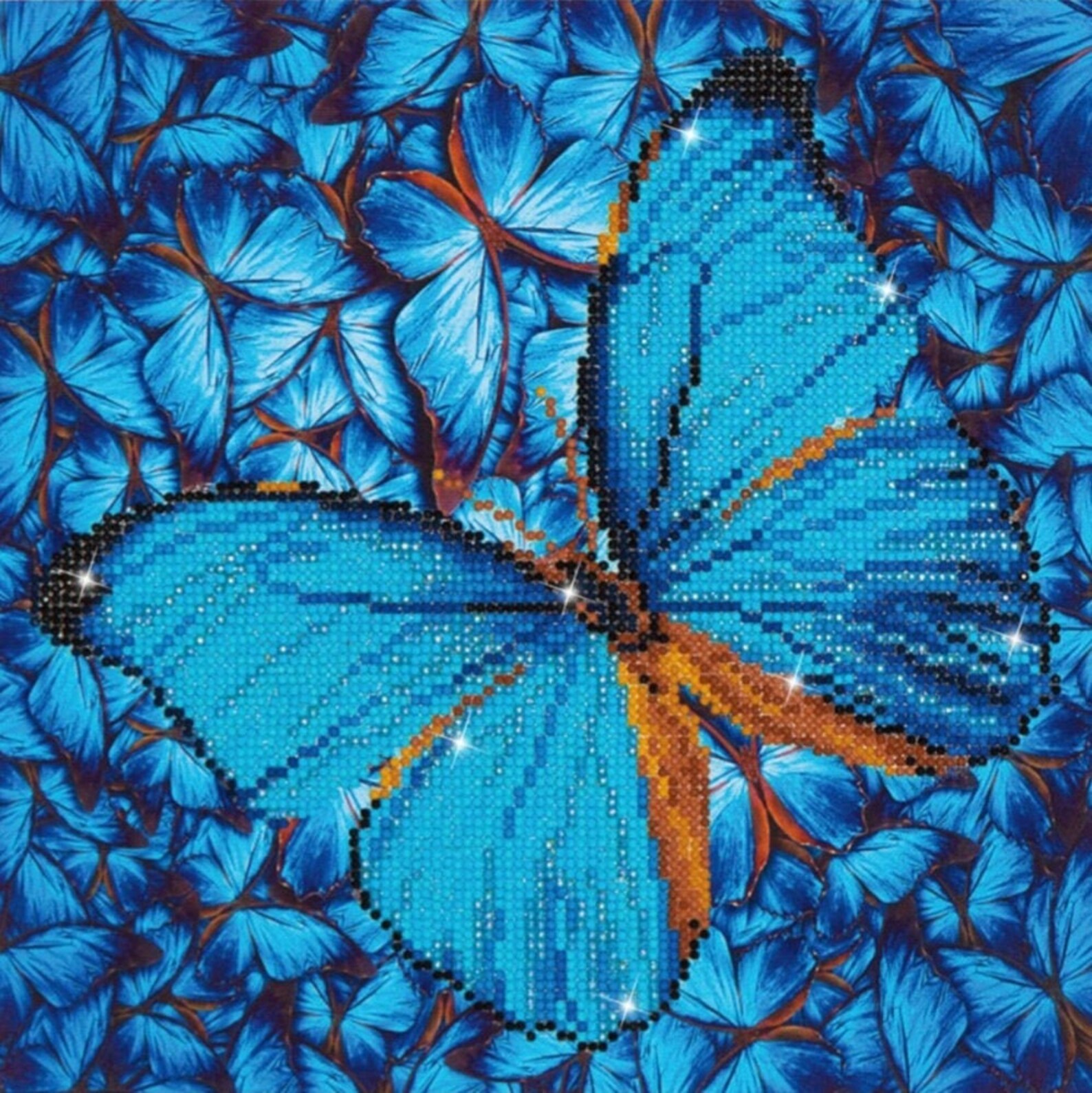 Diamond Dotz Flutter by Blue, Butterfly, 5D Diamond Painting Kit ...