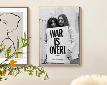 War is Over Poster - Etsy