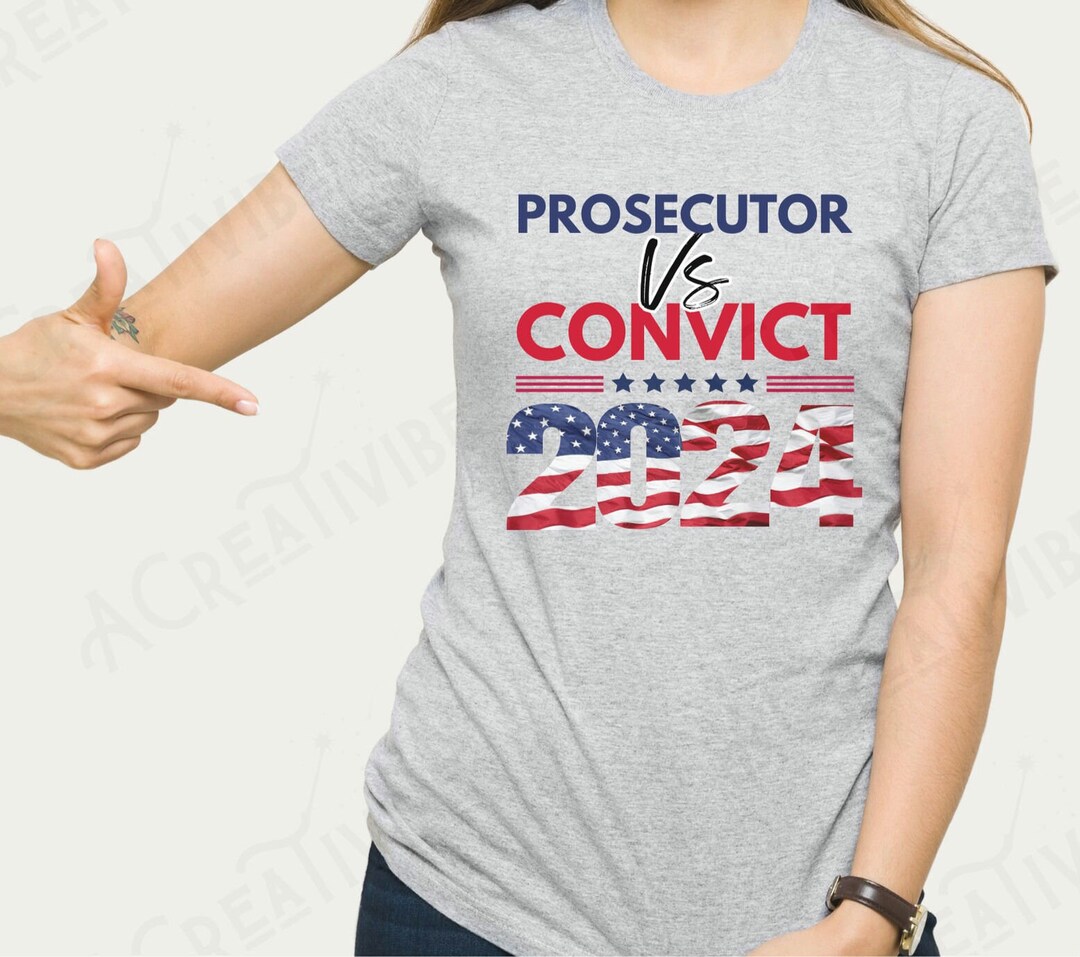 Harris Vs Trump, Prosecutor Vs Convict, Election 2024 Digital PNG - Etsy
