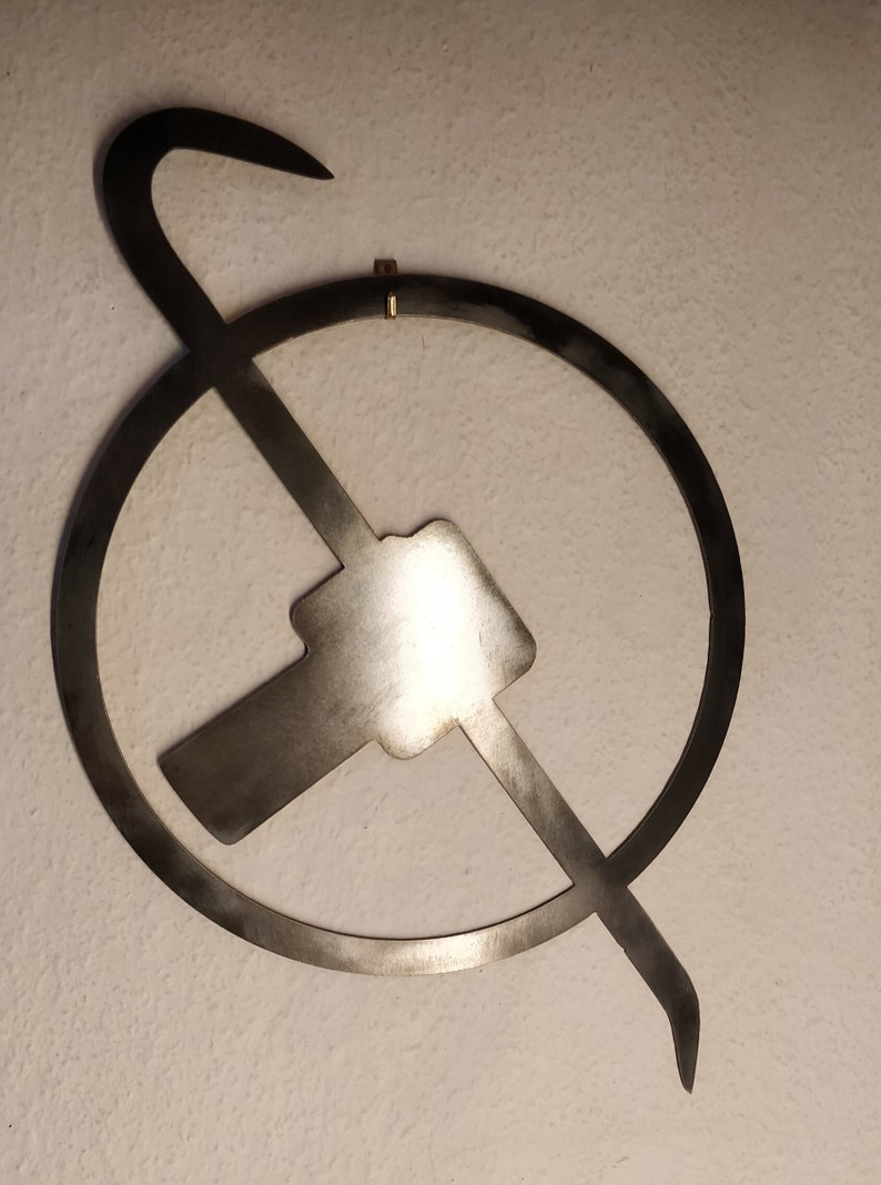Half Life Crowbar Gordon Freeman Game Logo Wall Decor Metal Sign Home ...