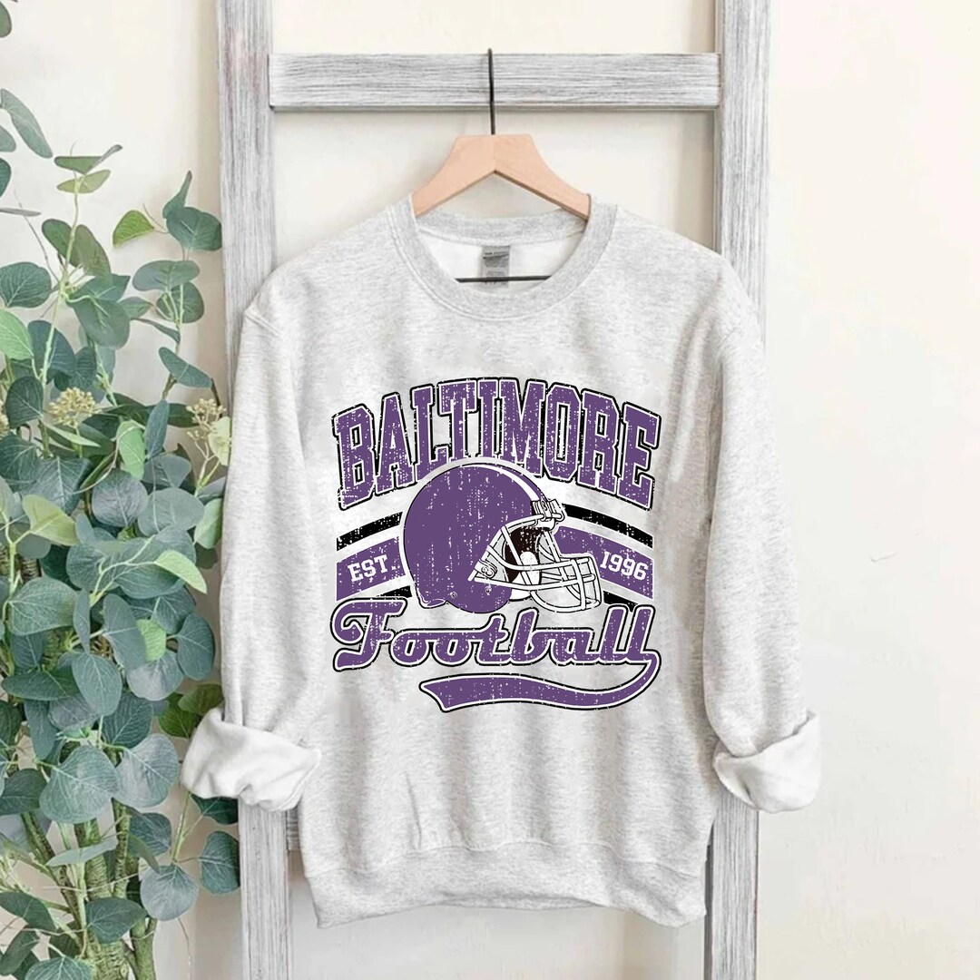 Baltimore Football Est 1996 Png, Vintage 90s Baltimore Football Est ...