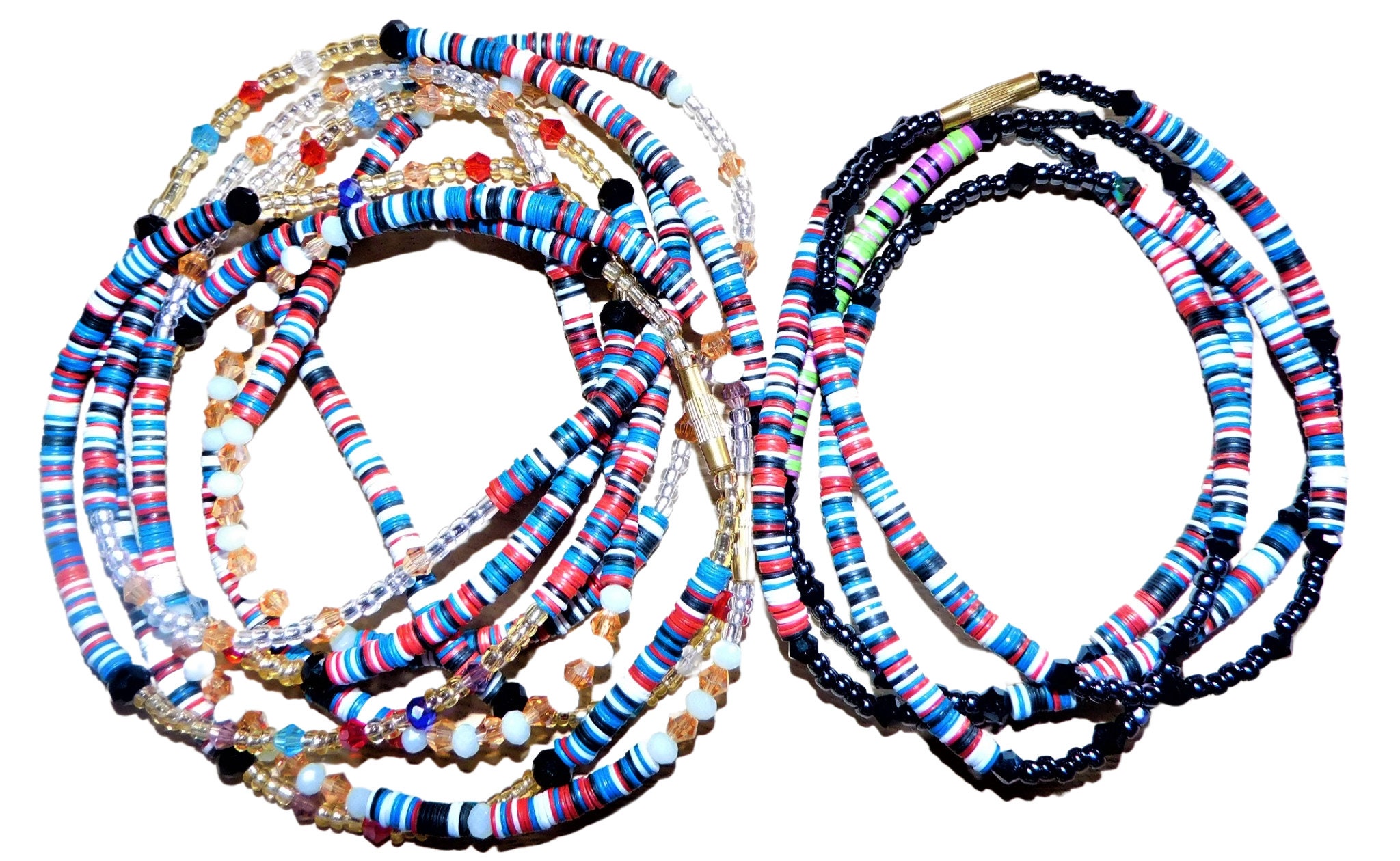 African Jigida Juwelry. Belly & Waist Beaded Chain. Medium - Etsy