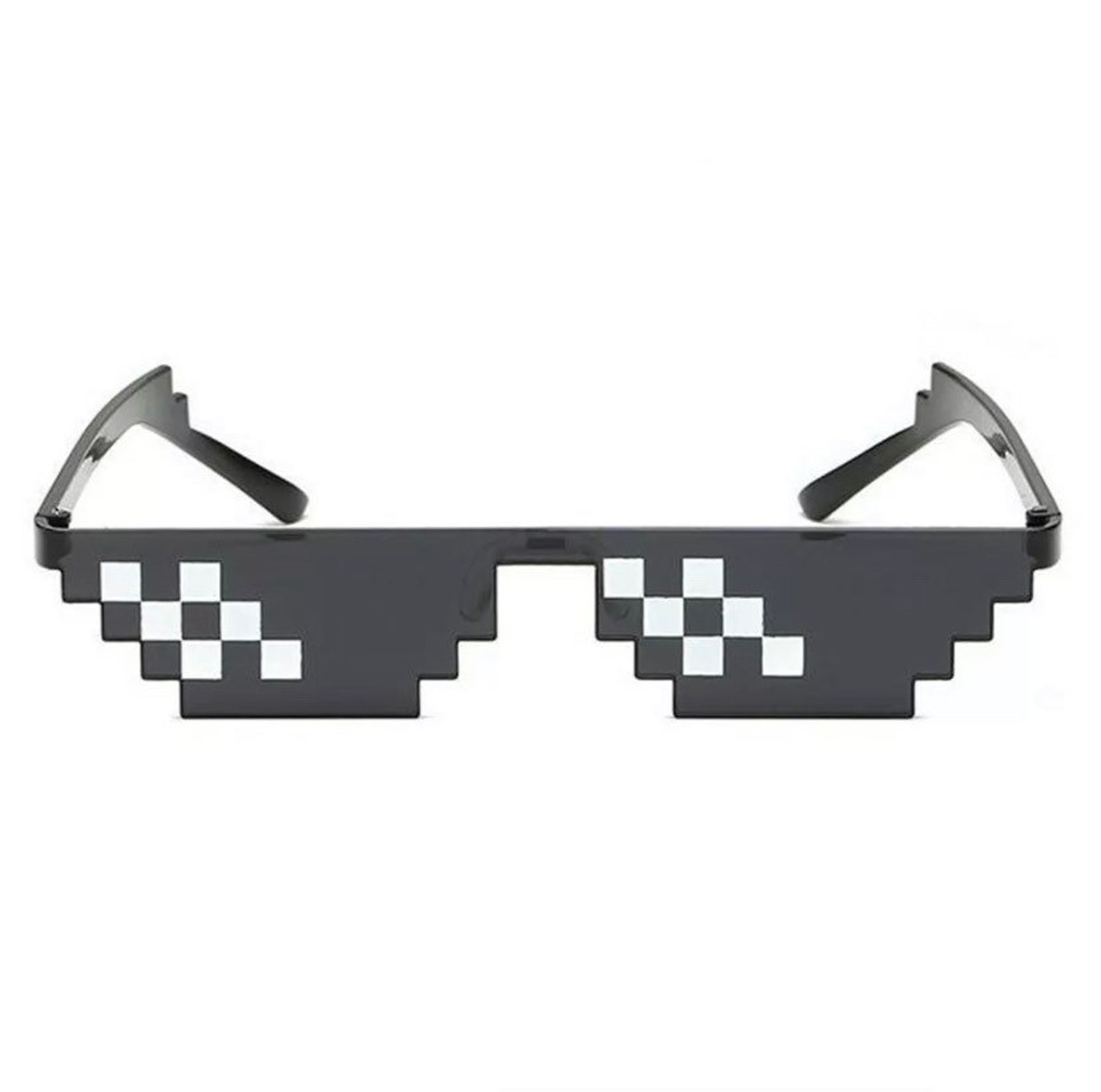 Thug Life Pixel Minecraft Sunglasses Anime Sunglasses T Etsy Uk