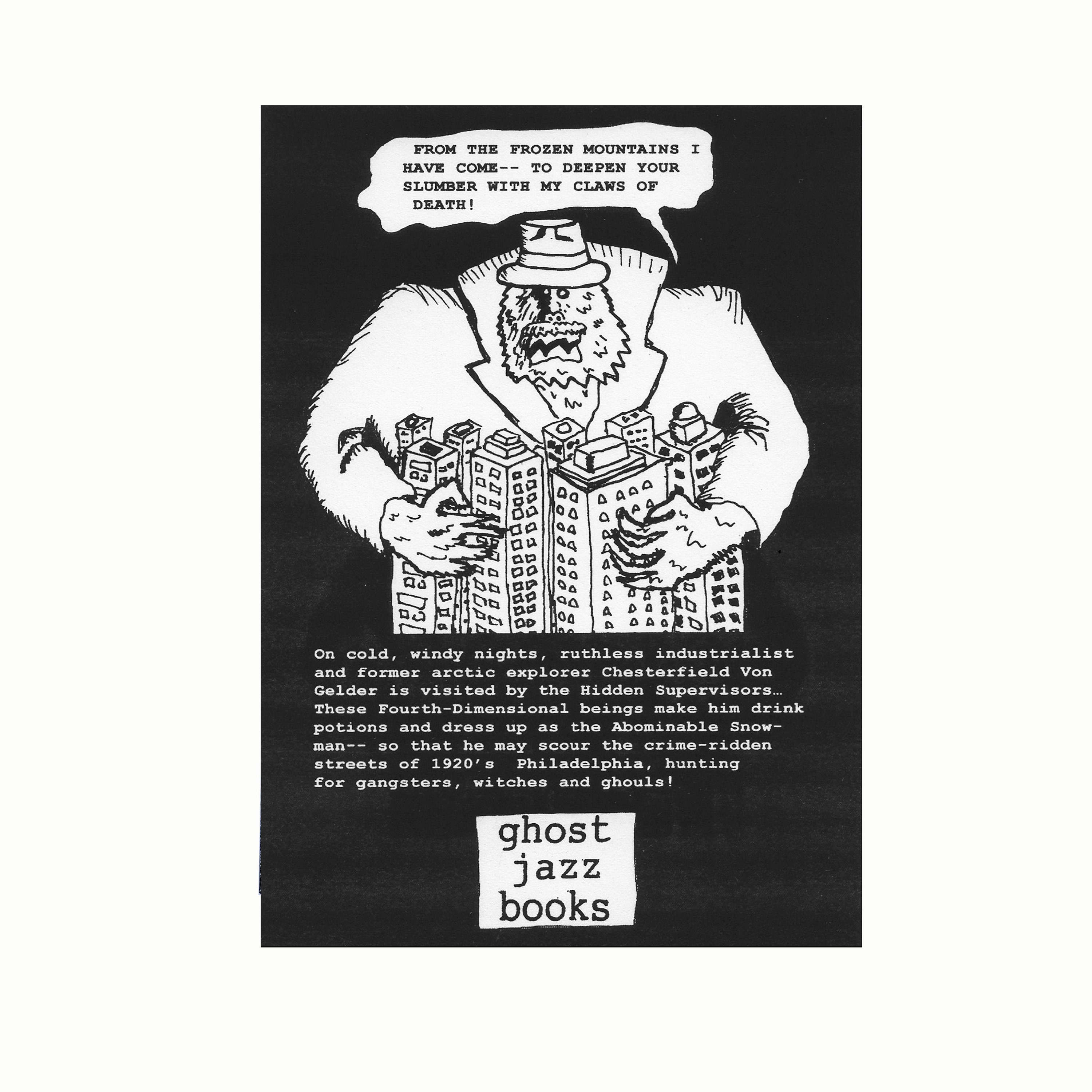 Abominable Snowman Occult Detective Zine - Etsy