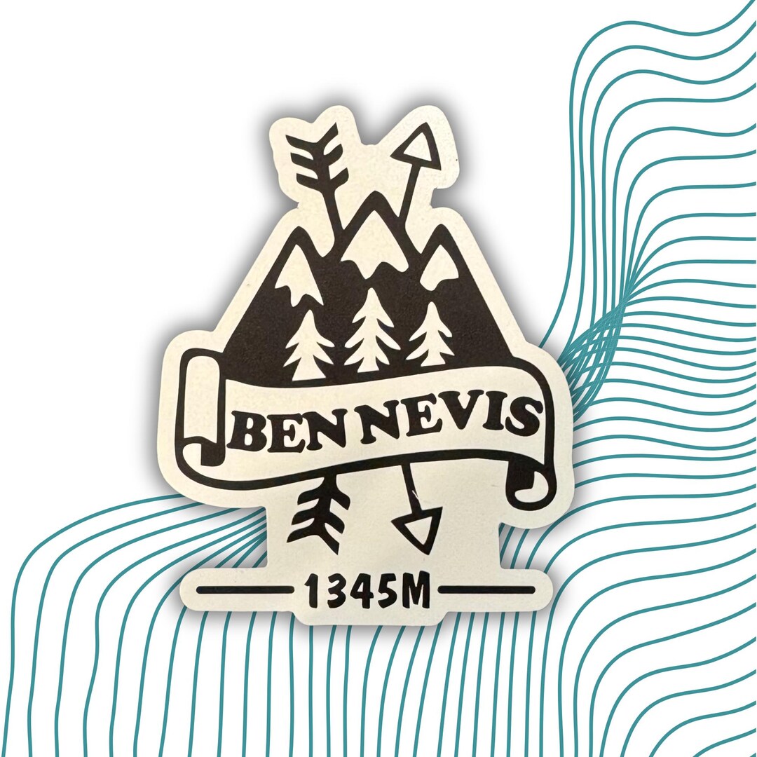 Ben Nevis Magnet Arrows Banner Style 1345m - Etsy