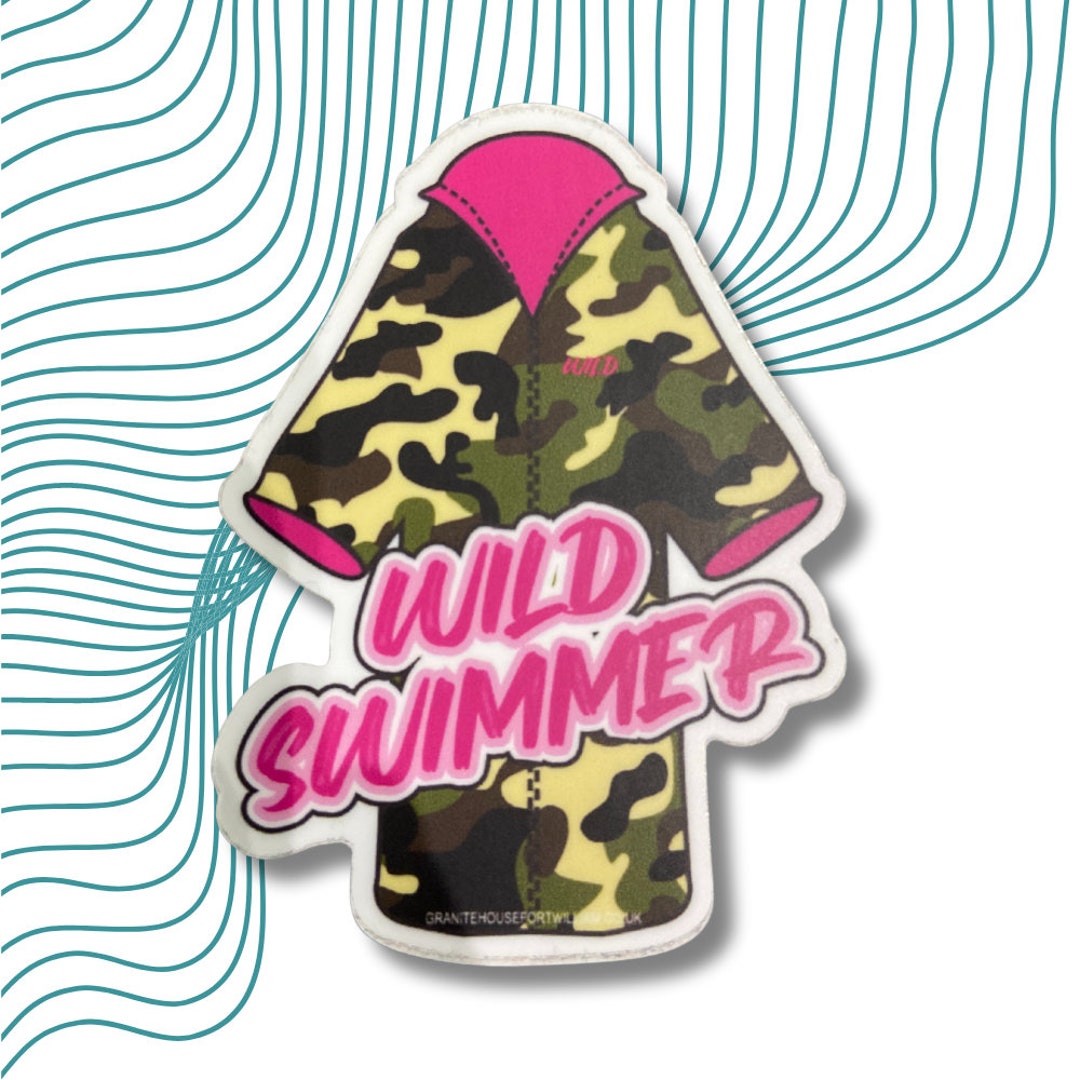 Wild Swimmer Sticker Wild Swimming Scotland - Etsy