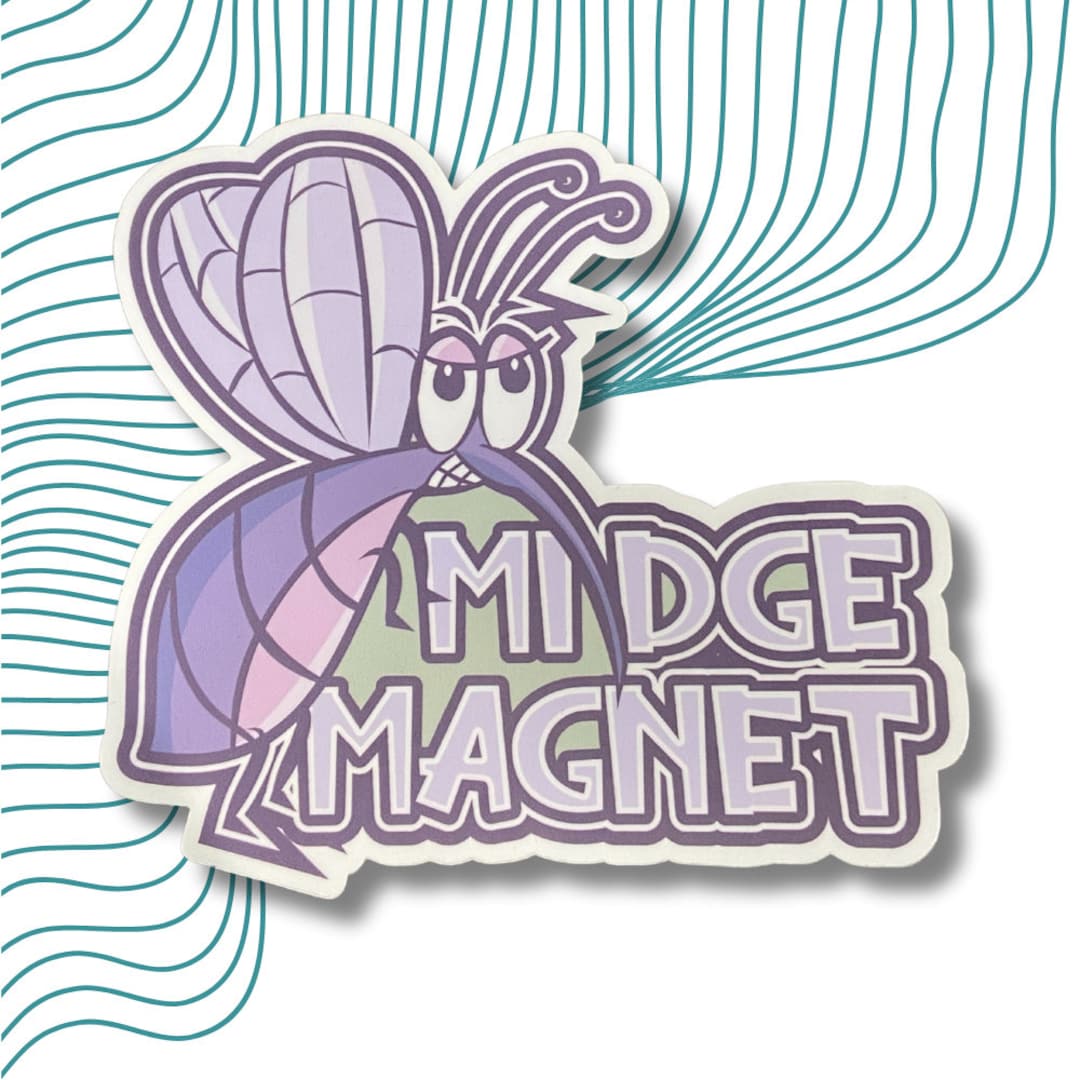 Midge Magnet Sticker Scotland Midgie - Etsy