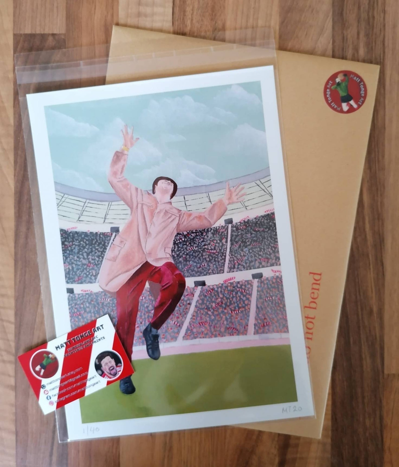 Sunderland AFC Art Print Bob Stokoe LIMITED EDITION - Etsy