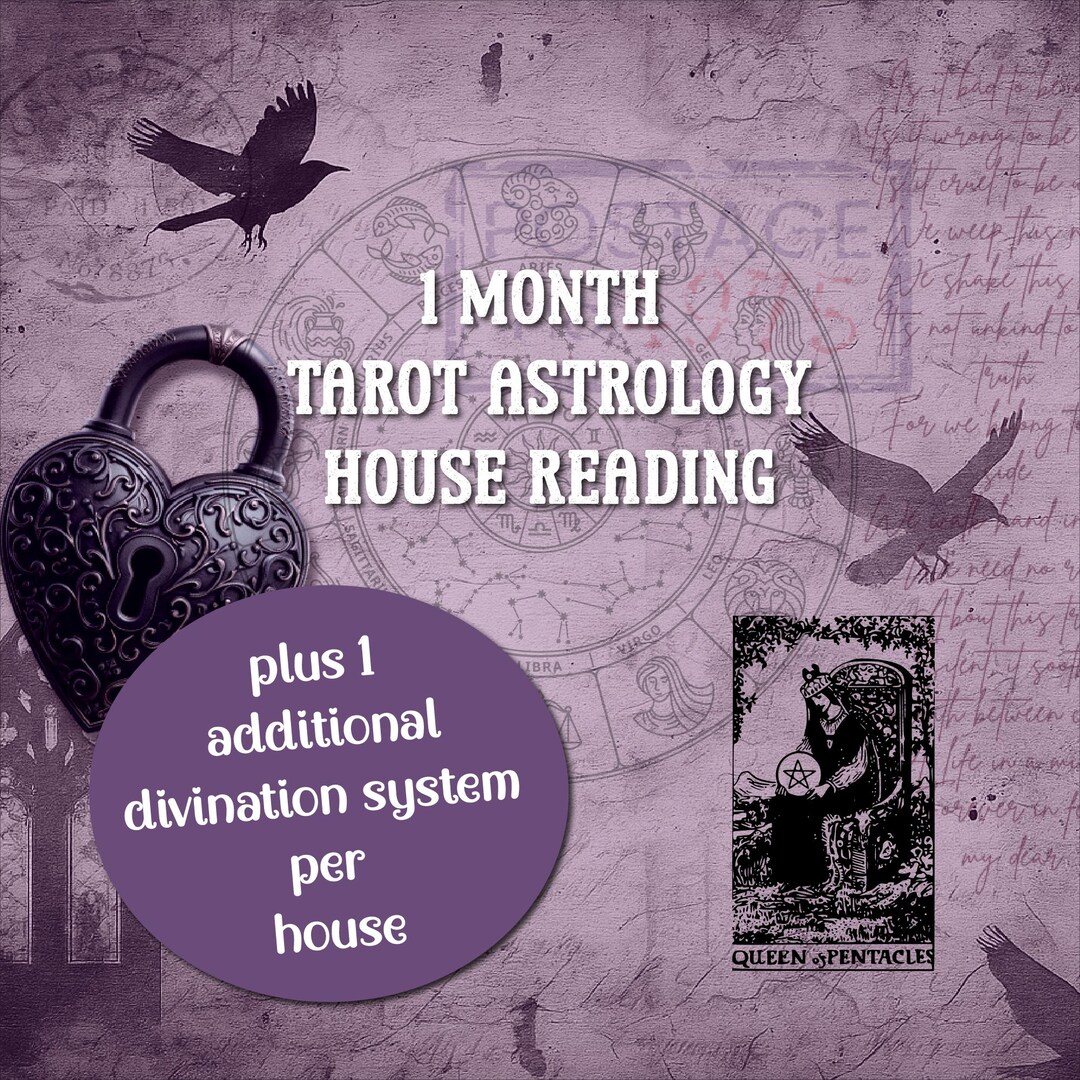 Monthly Zodiac House Tarot Forecast – 12 Houses + Extra Divination ...