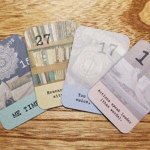 Little Black Deck Oracle Printable Pictures 29 Cards PDF - Etsy