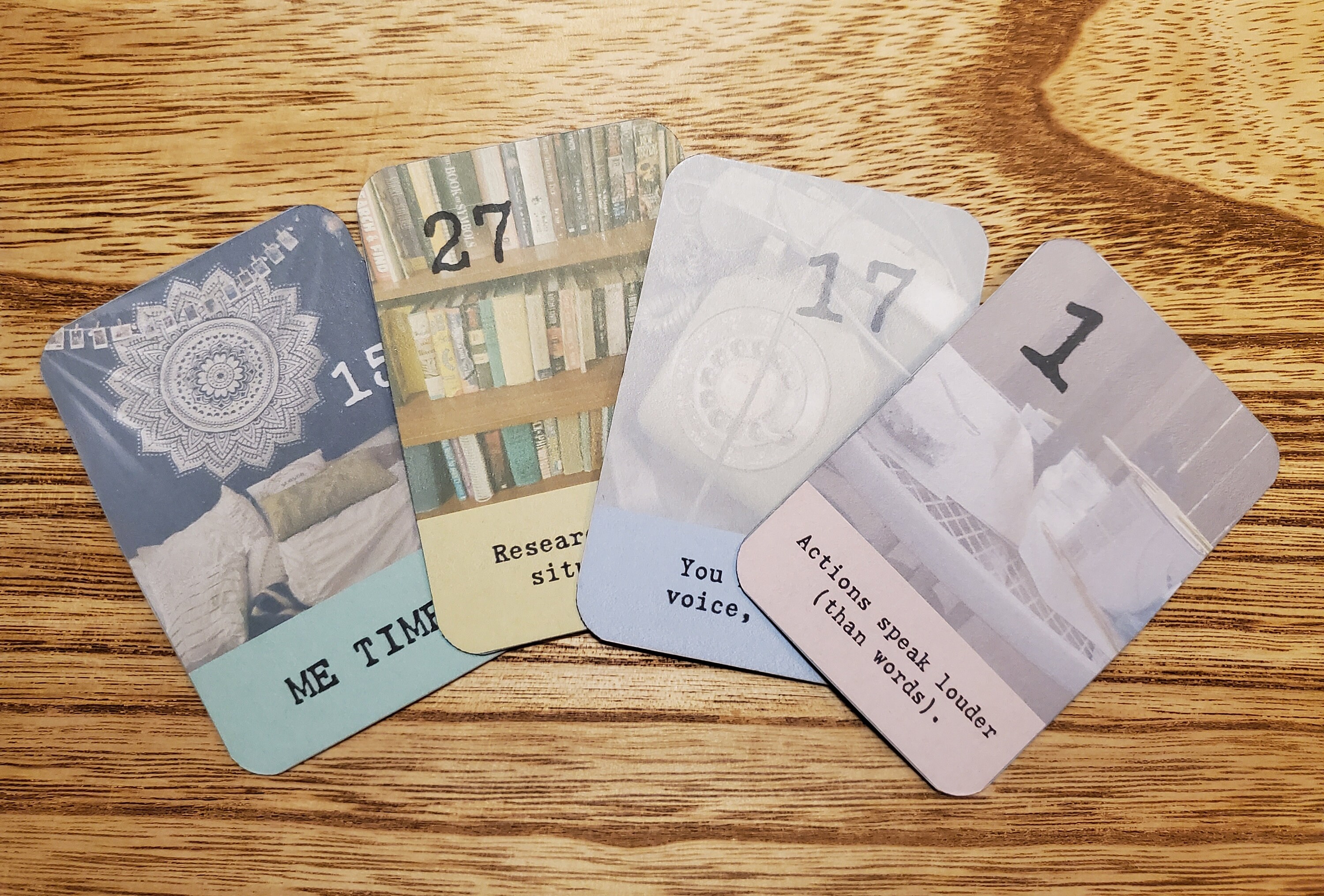 Little Black Deck Oracle Printable Pictures 29 Cards PDF - Etsy