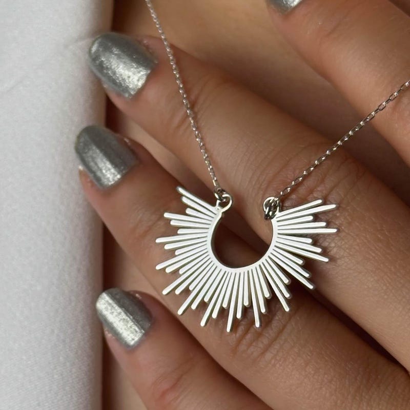 Light Rays Necklace - Etsy UK