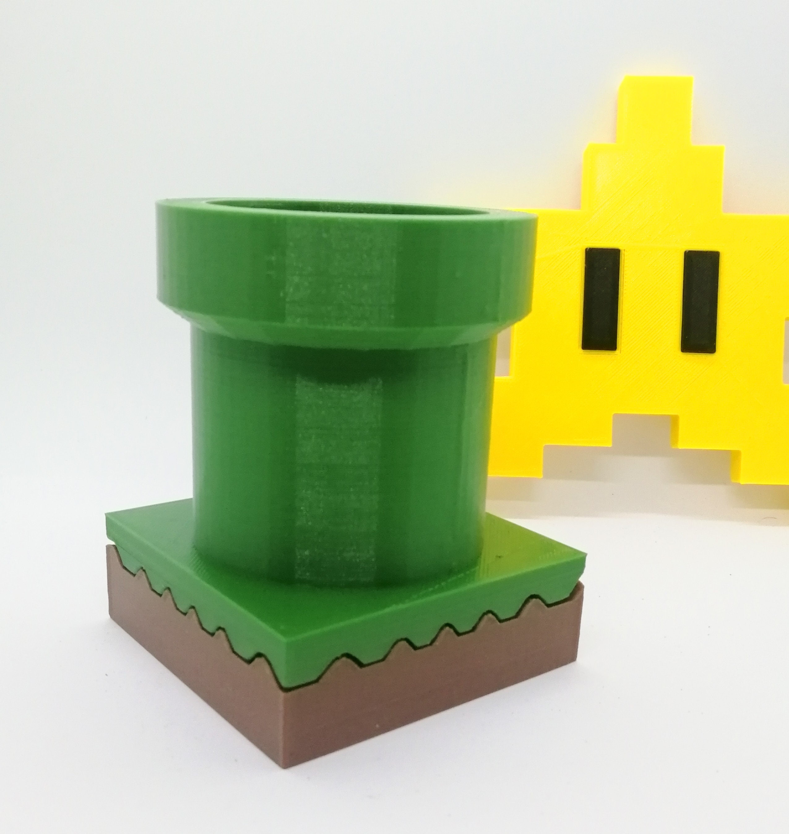 Green Super Mario Warp Pipe with Drainage and Tray | Etsy