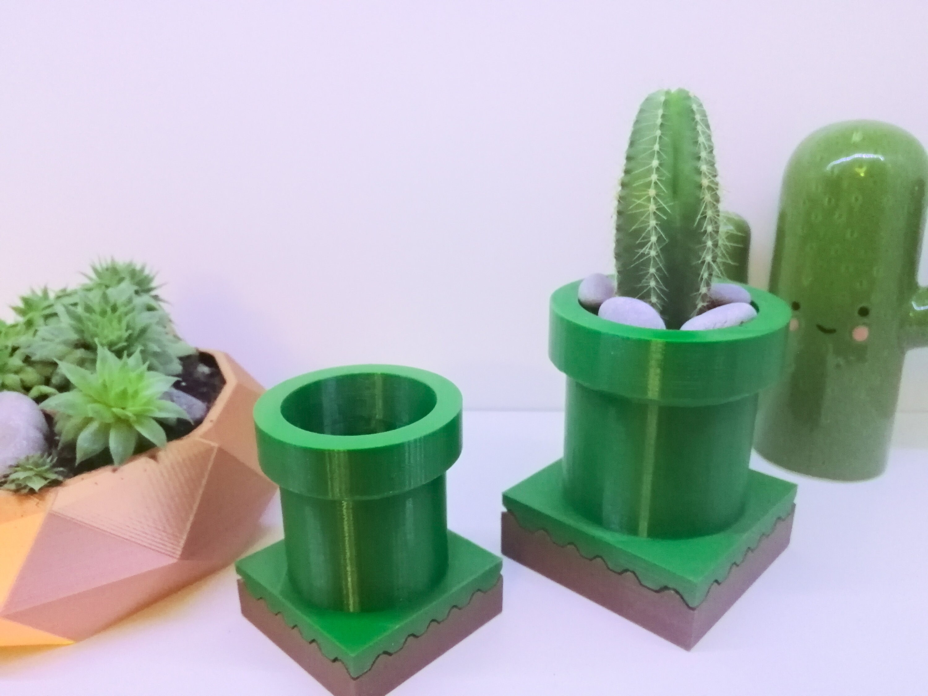 Green Super Mario Warp Pipe with Drainage and Tray | Etsy