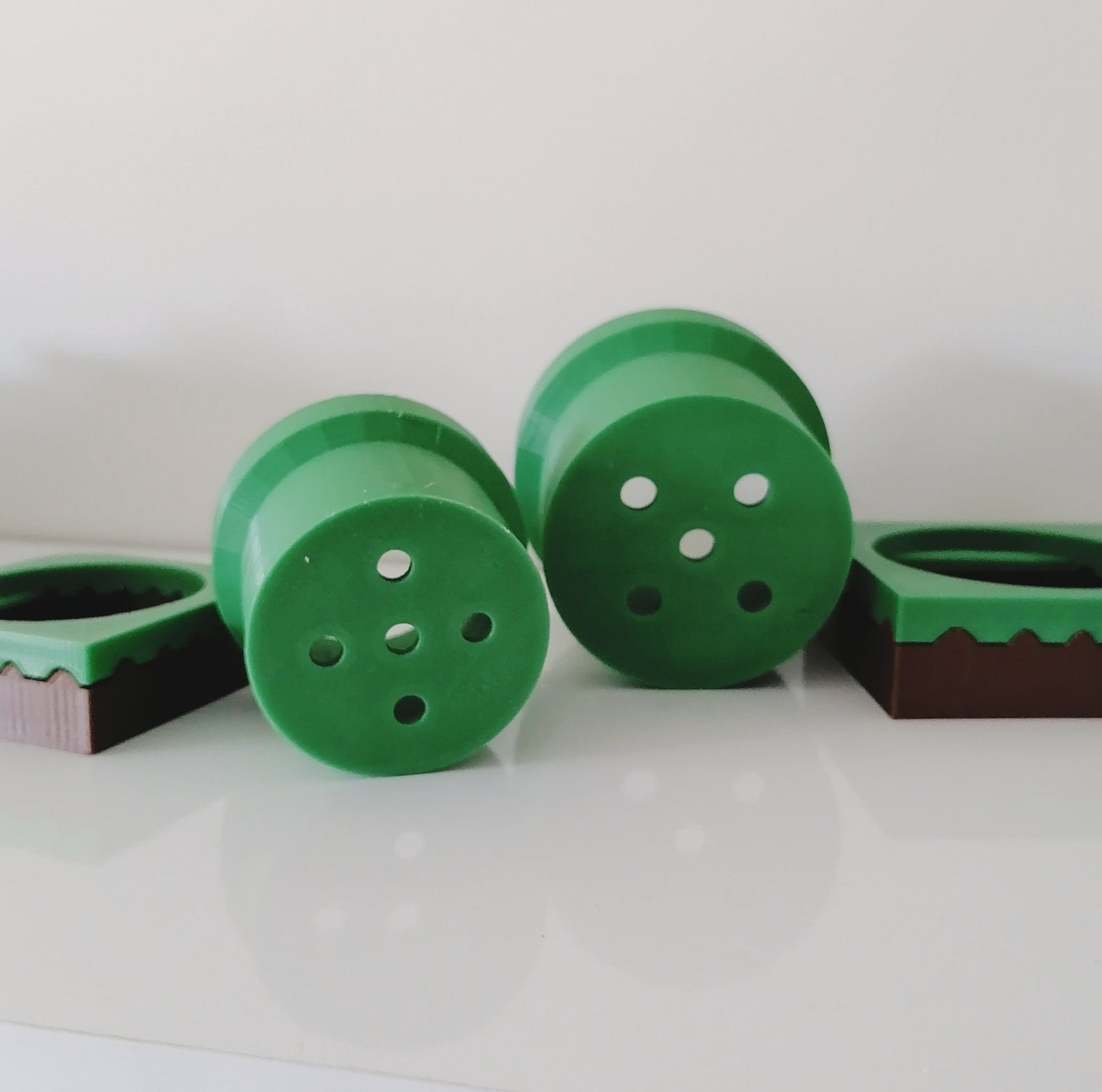 Green Super Mario Warp Pipe with Drainage and Tray | Etsy