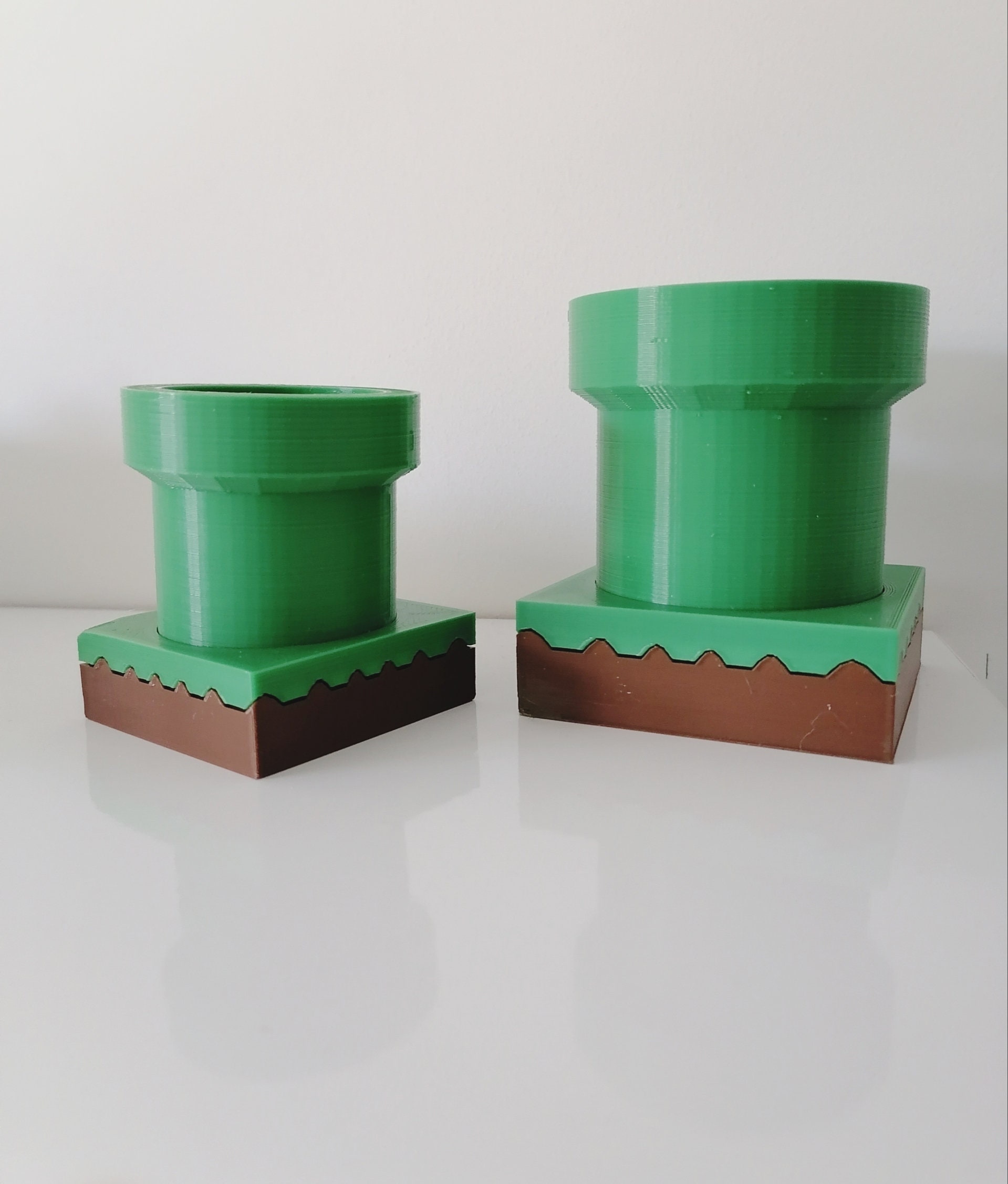 Green Super Mario Warp Pipe with Drainage and Tray | Etsy