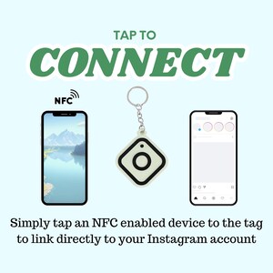 NFC Tag Keyring for Business or Personal Instagram Profiles. Great for ...