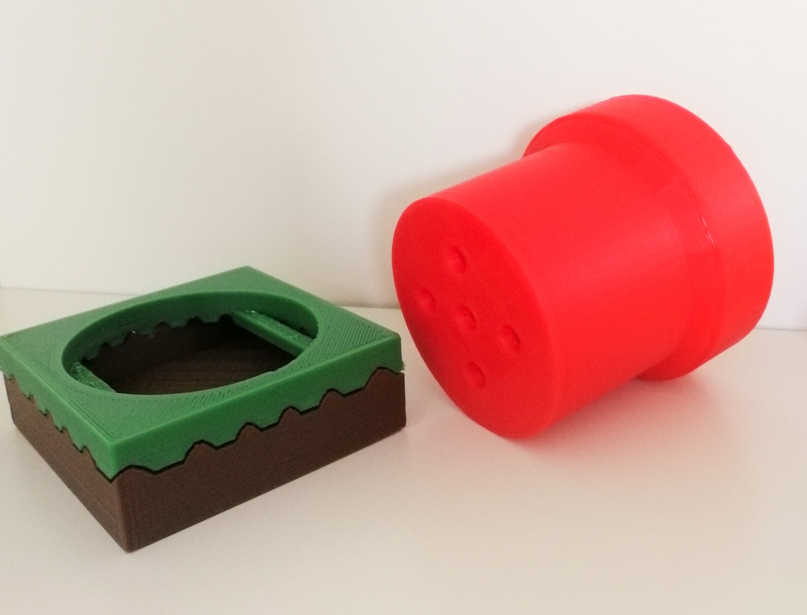 Green Super Mario Warp Pipe With Drainage and Tray - Etsy UK