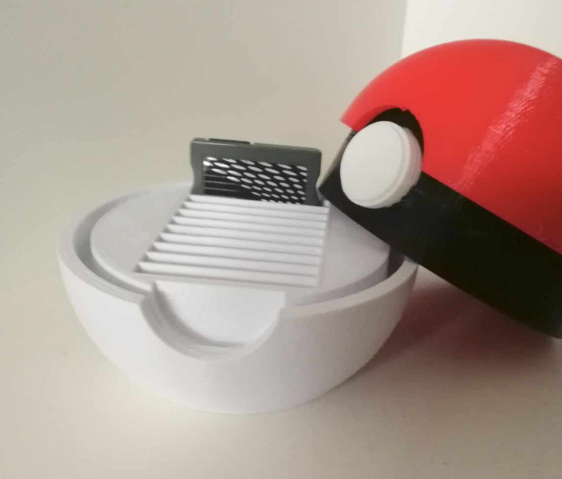 Nintendo DS Pokemon Pokeball Replica Game Cartridges Holder - Etsy
