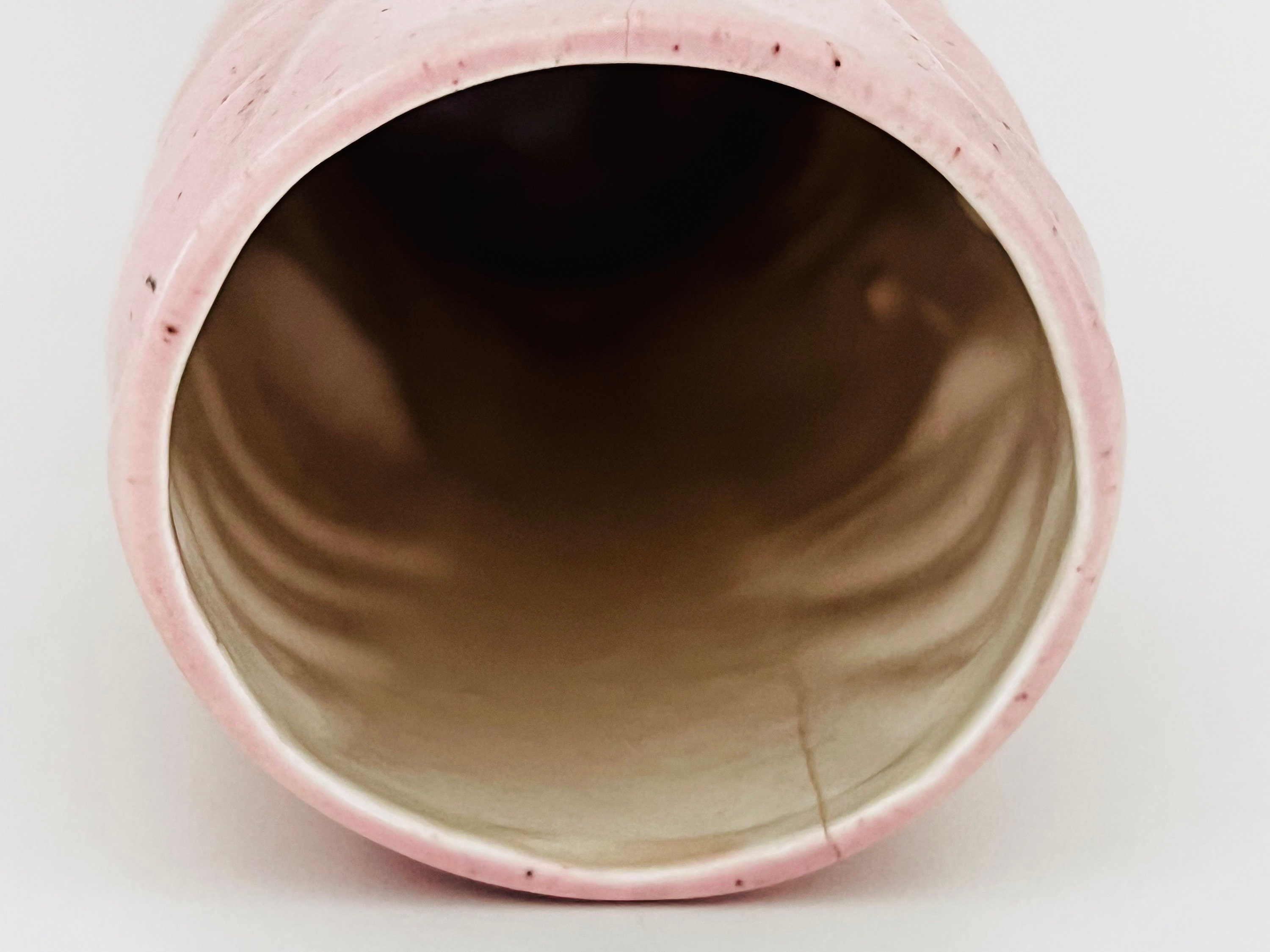 Vintage 1960 MCM George Pisani Blush HAPPY SAD Vase Tiki Mug - Etsy