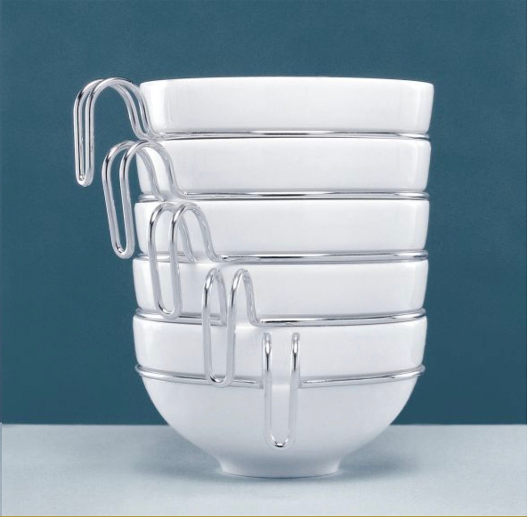 1990s Mikaela Dorfel Mono Germany Gemiini White Tea Coffee Cups ...