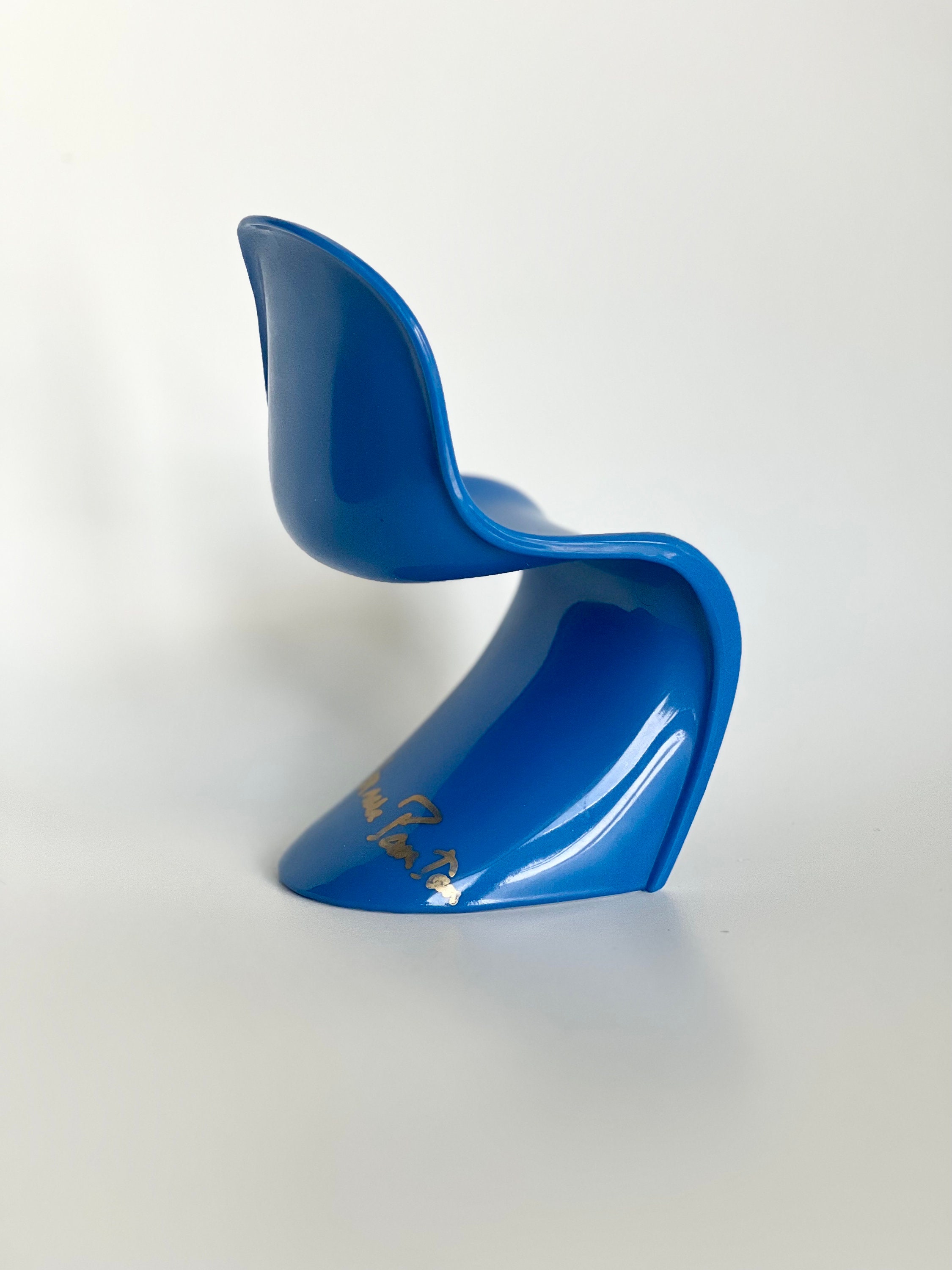 Panton Chair Vitra Design Museum Collection Miniature Signed by Verner ...
