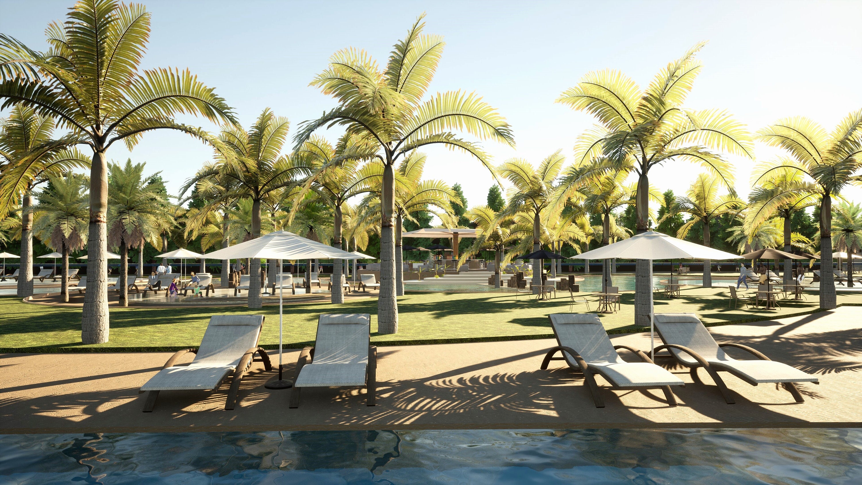 Beach Resort Design,luxury Resort Rendering,coastal Hotel 3d,seaside ...