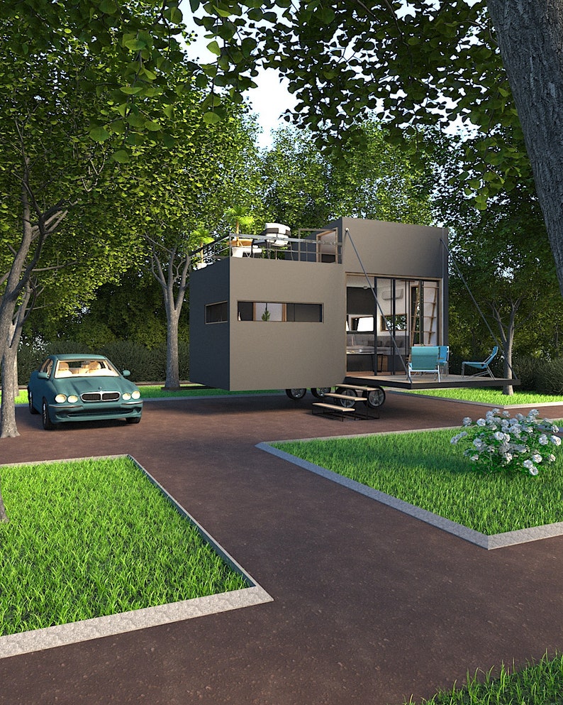 Caravan Design,van, 3D Design, Caravan Plan, Realistic 3d Exterior ...