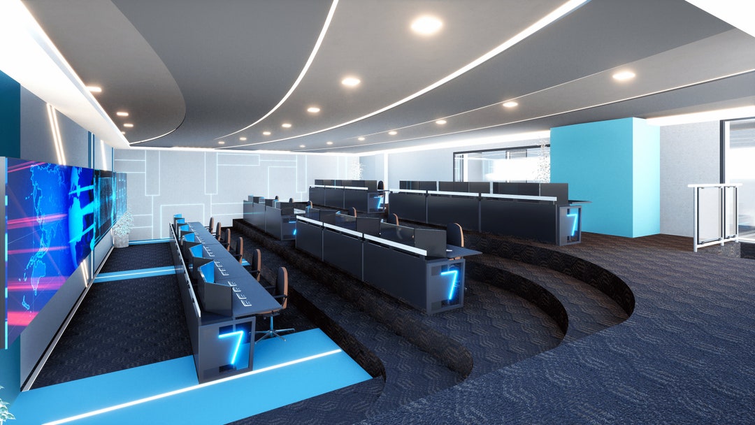 Meeting Room Interior Designs, Custom Design, Office Room 3D Rendering ...