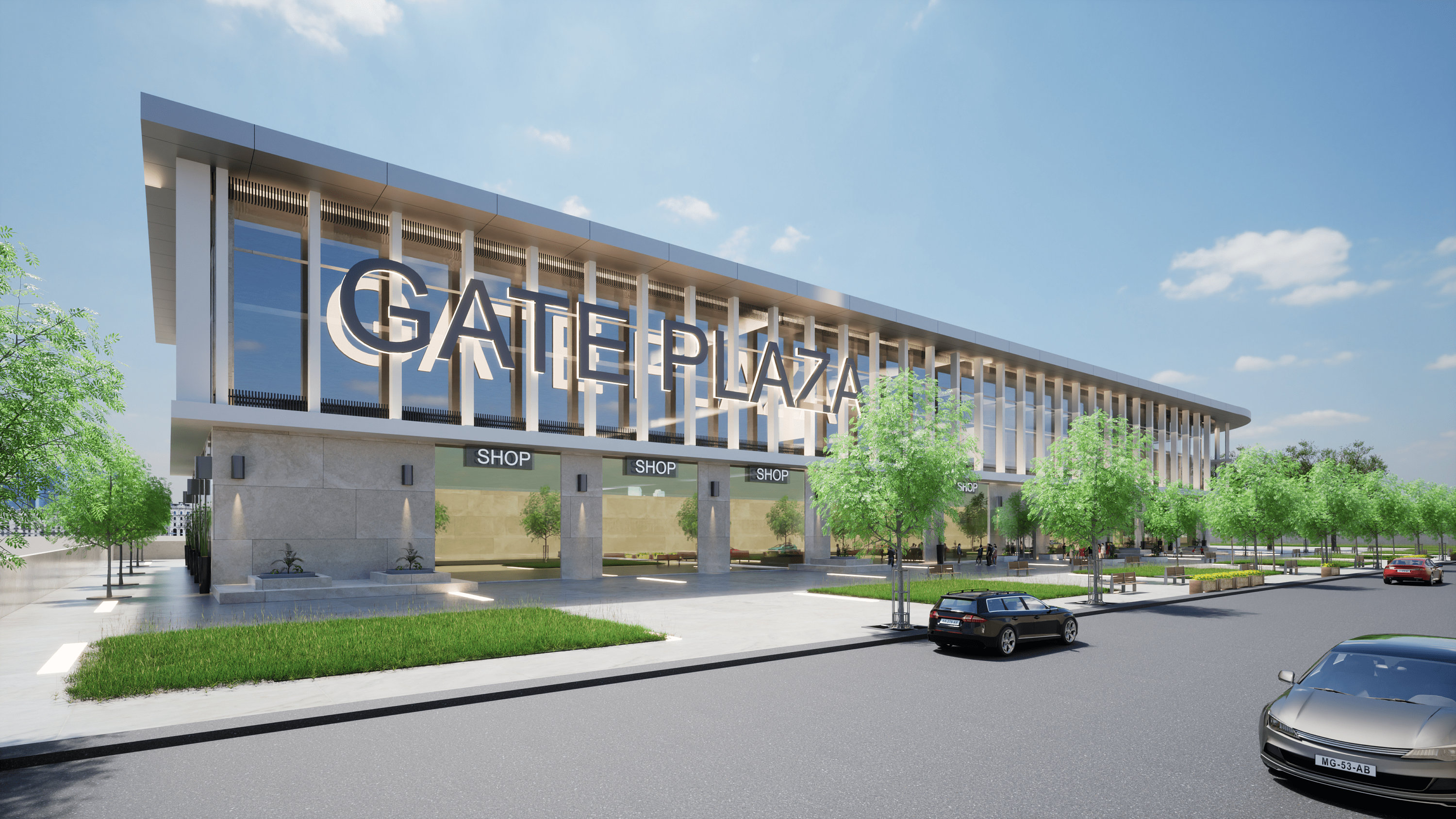 Shopping Center Exterior Design