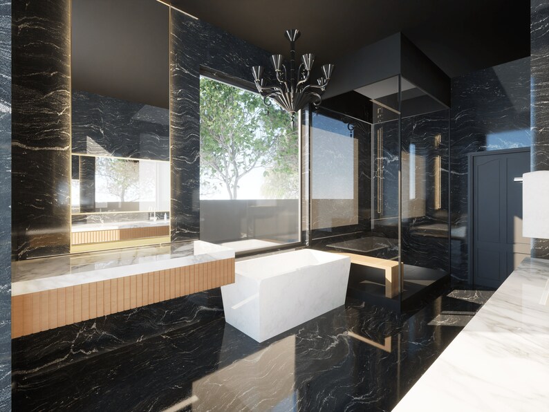 Bathroom Interior Design, Custom Rendering Services, Bathroom 3D ...