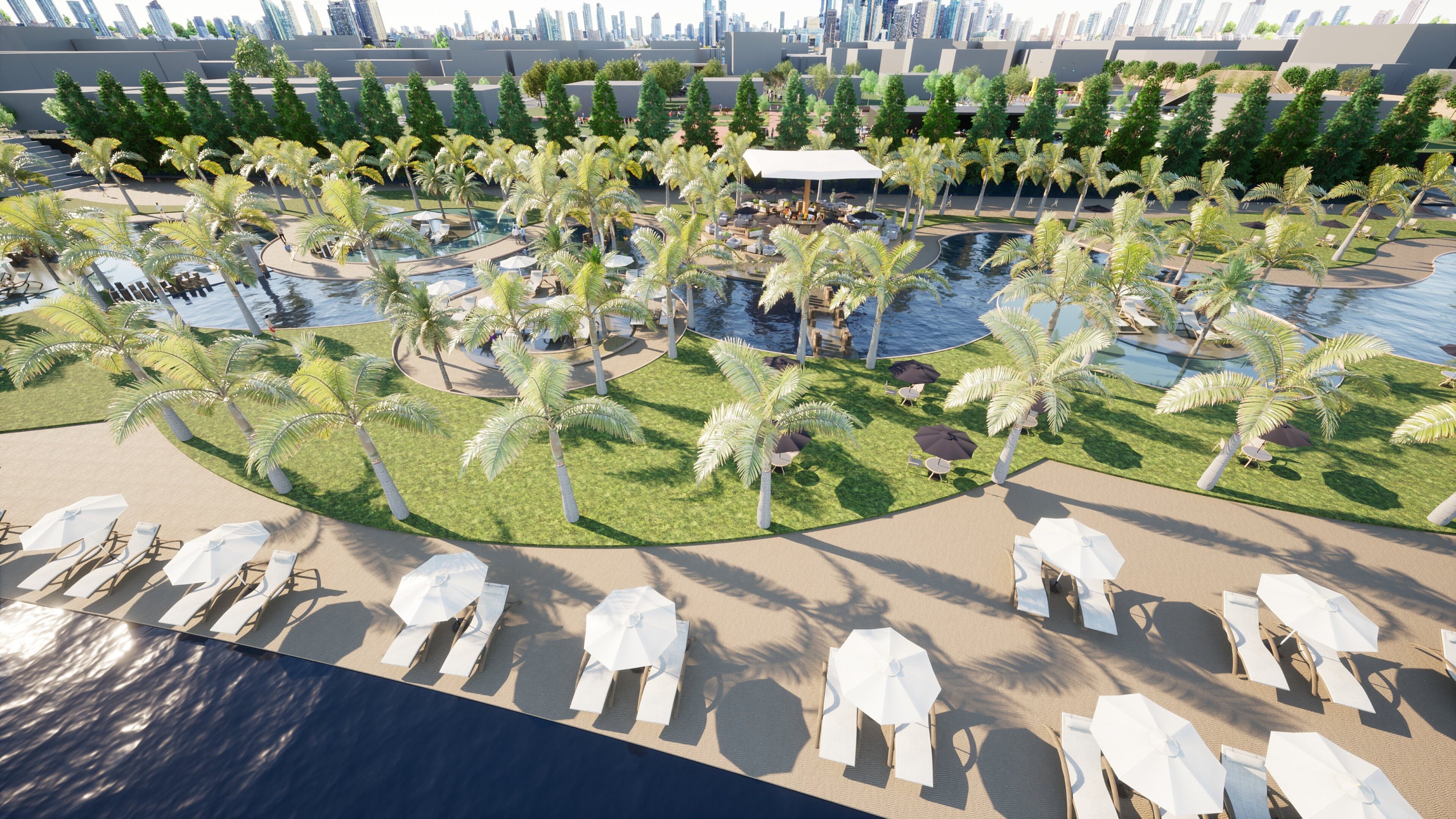 Beach Resort Design,luxury Resort Rendering,coastal Hotel 3d,seaside Villa Visualization ...