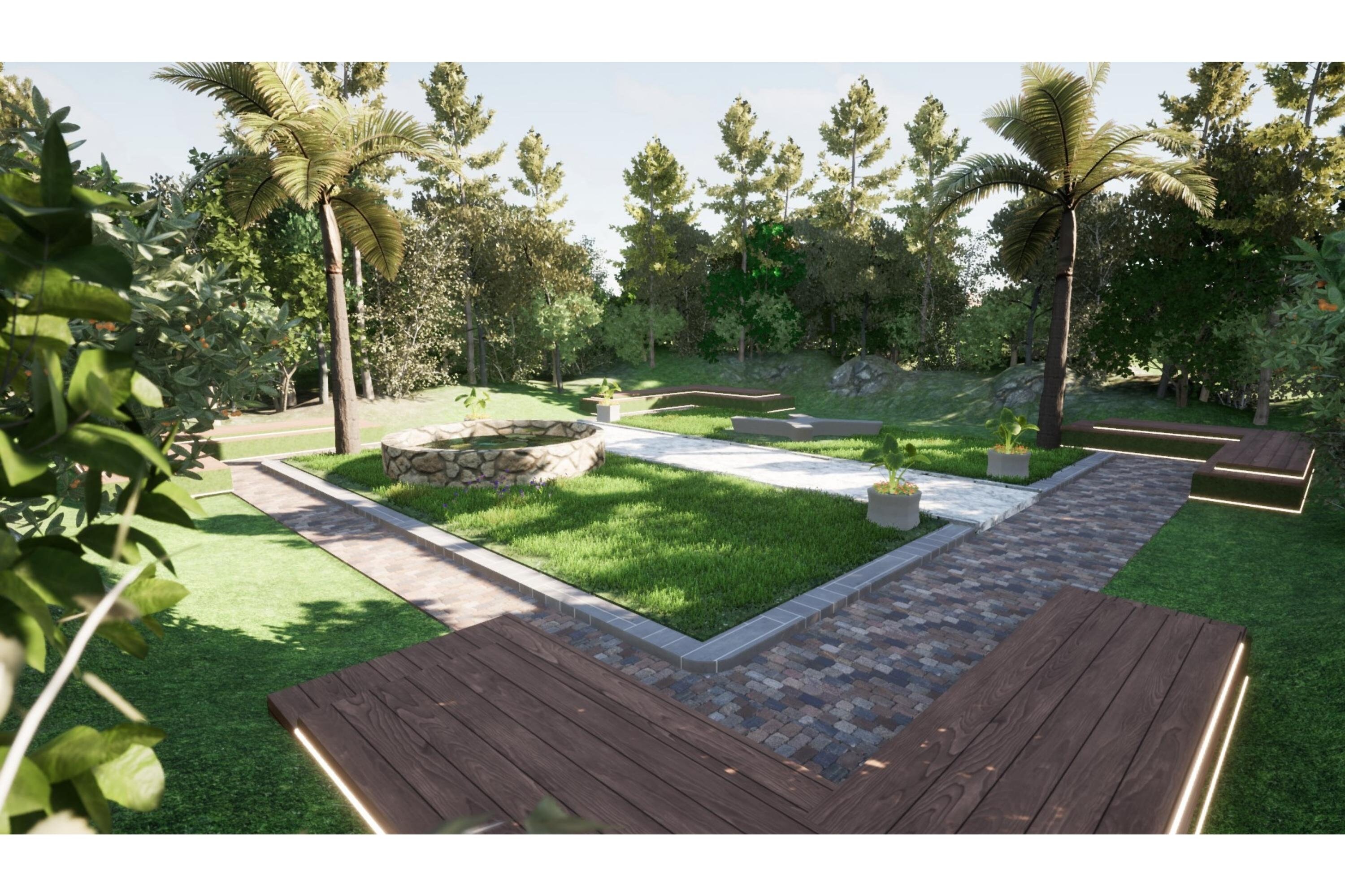 Landscape Design,master Plan,pool,garden Design,backyard Design,garden Rendering,exterior ...