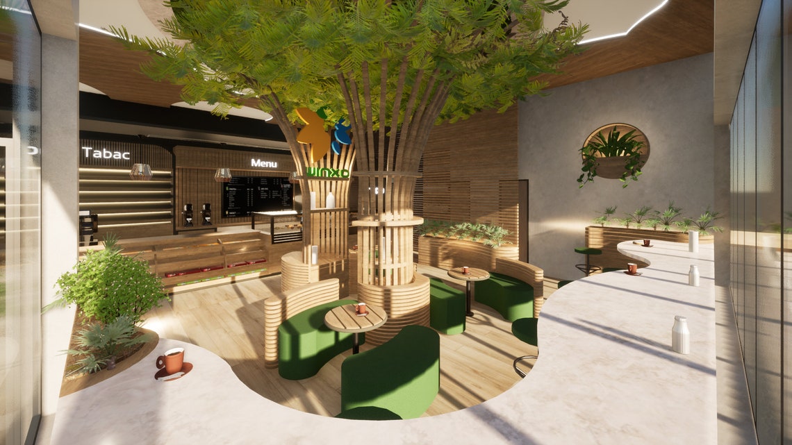 Restaurant Design,realistic 3D Interior Rendering,personalized Design ...