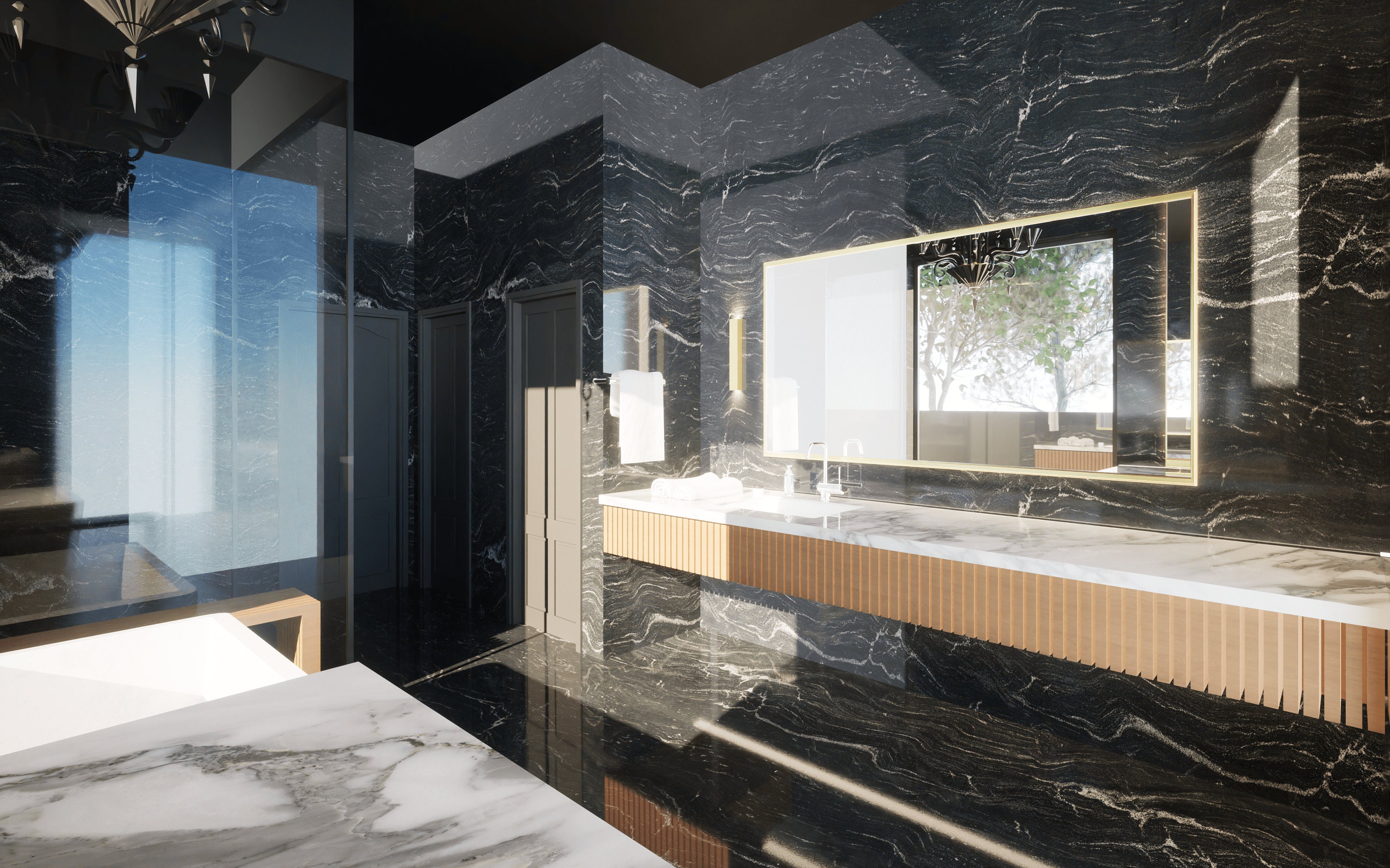 Bathroom Interior Design, Custom Rendering Services, Bathroom 3D ...
