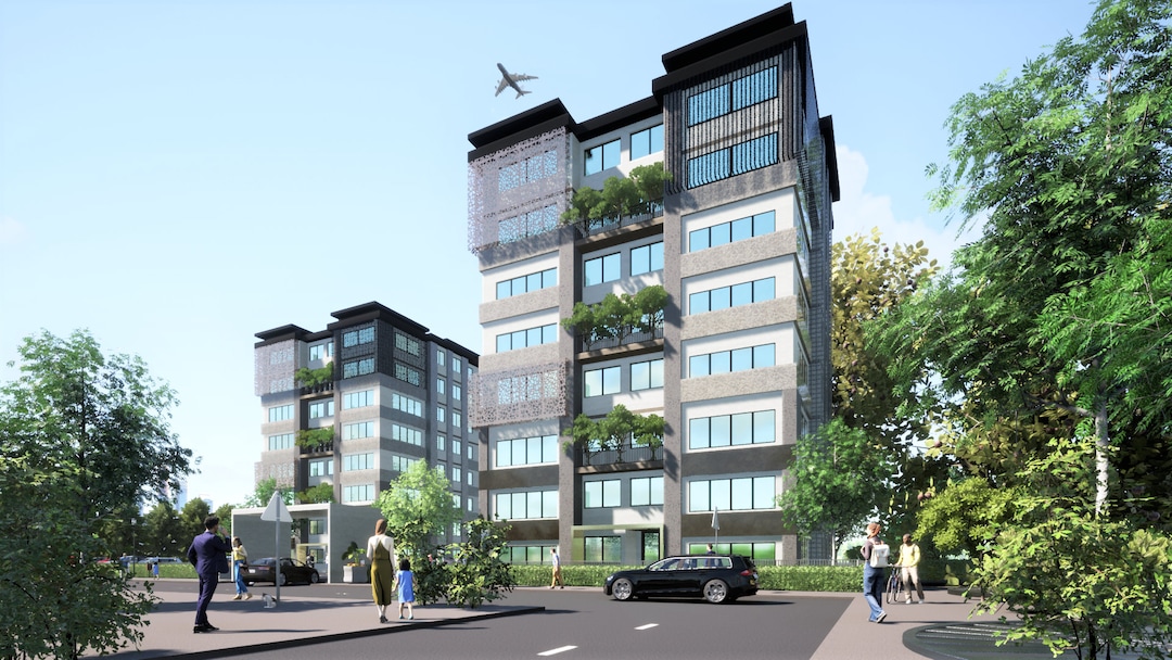 Custom Apartment Floor Plan, Modern Residential and House Plan Design ...