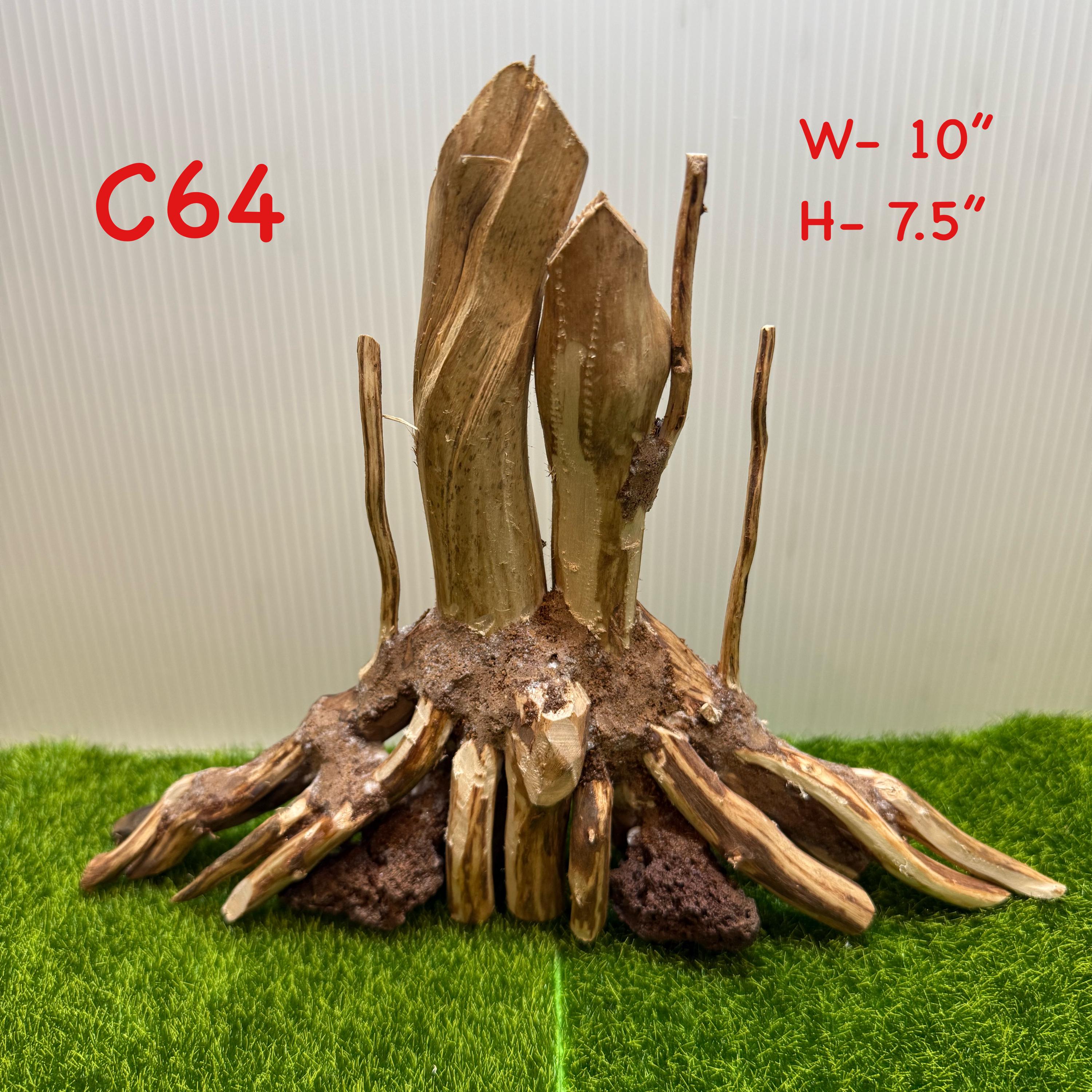 Handmade Aquarium Driftwood Tree: Natural Aquascape & Terrarium Decor ...
