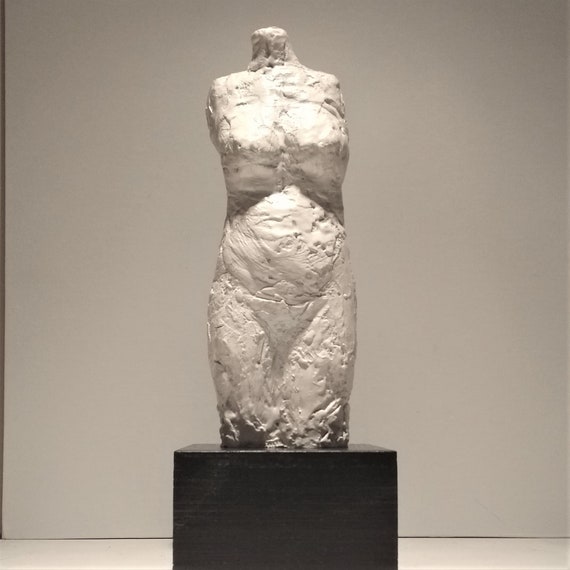 TEXTURED TORSO SCULPTURE British Modernist Style Figure | Etsy