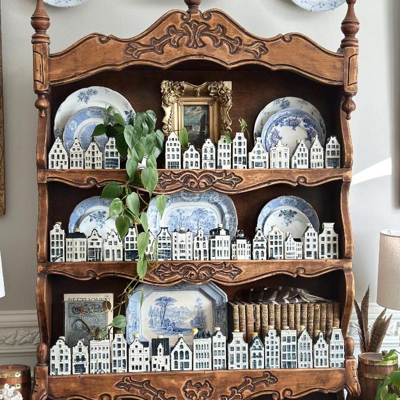 Vintage Blue Delft Klm - Etsy