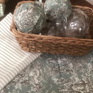 Bliss Toile Christmas Tree Ornaments - Etsy