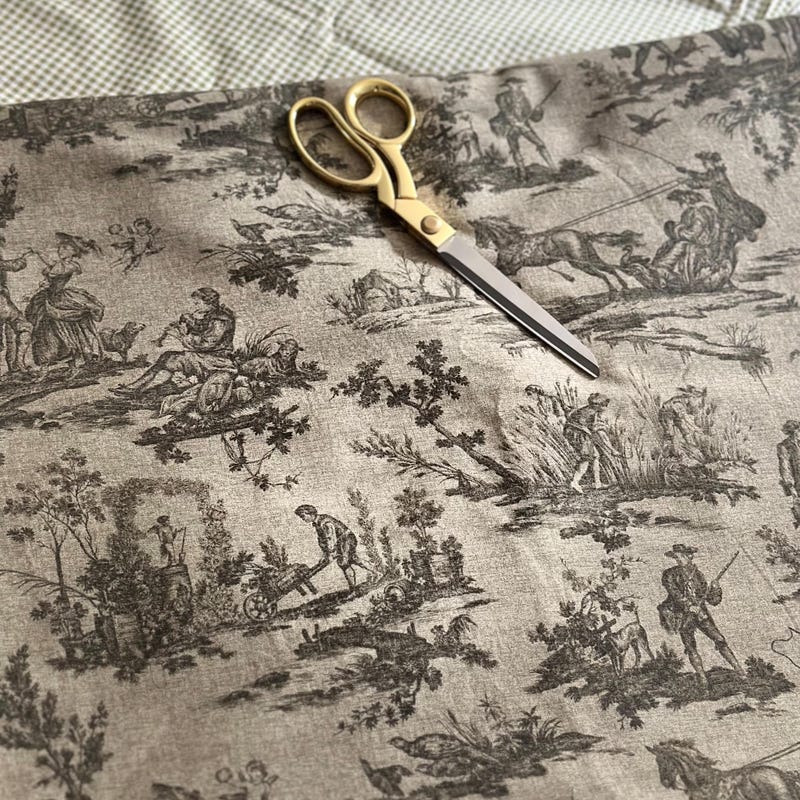 English Toile Fabric - Etsy