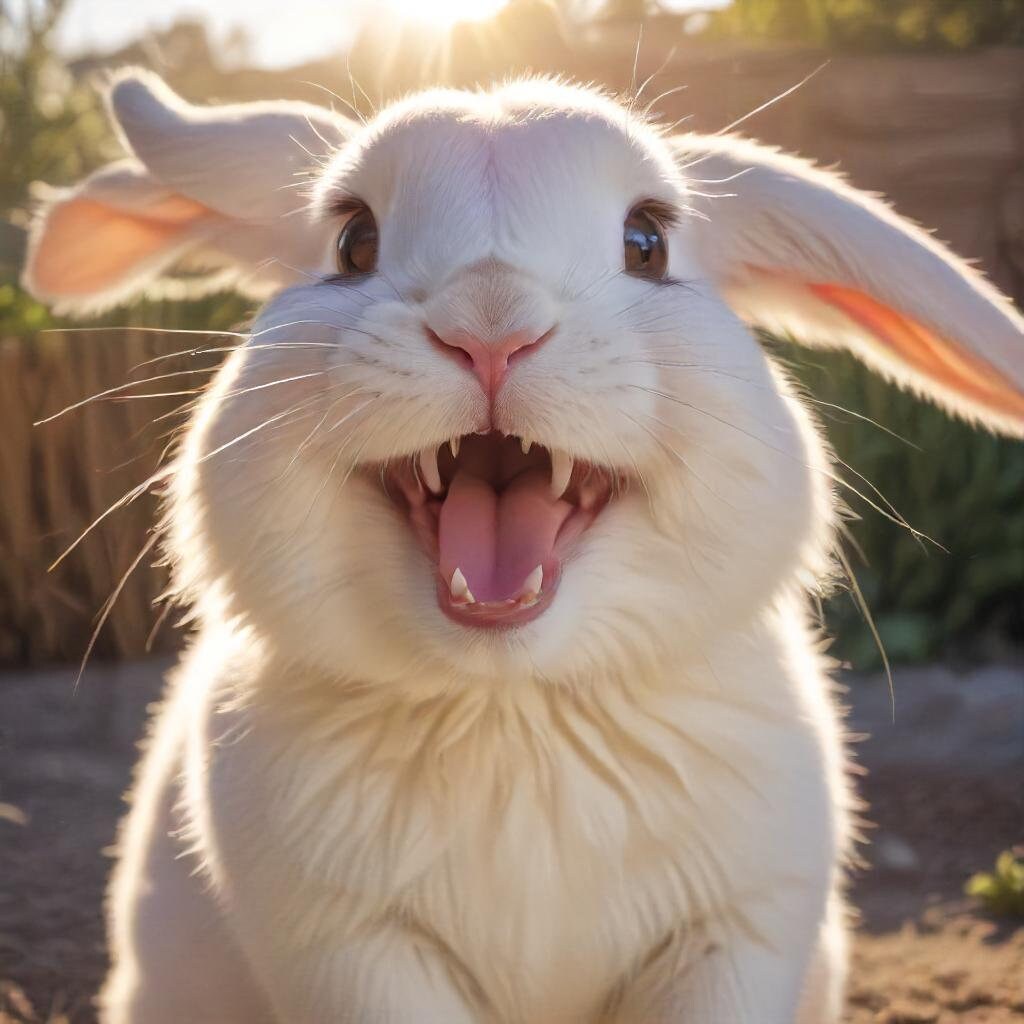 A Funny Rabbit 10 Pictures, Png - Etsy