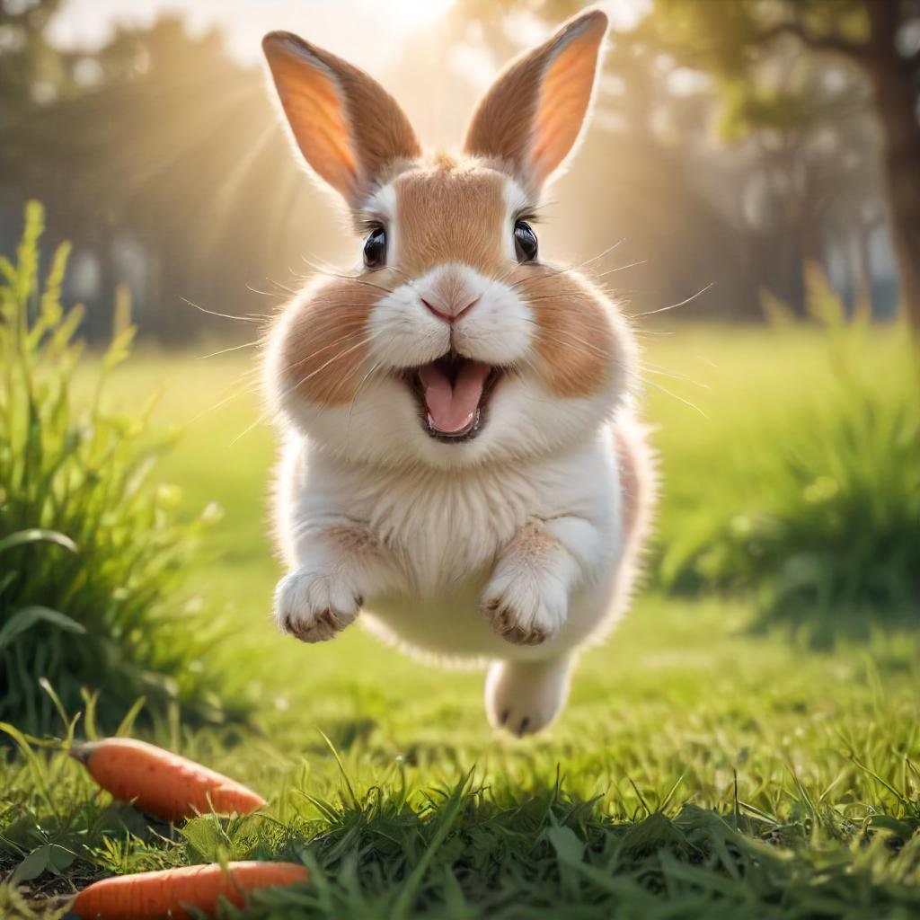 A Funny Rabbit 10 Pictures, Png - Etsy