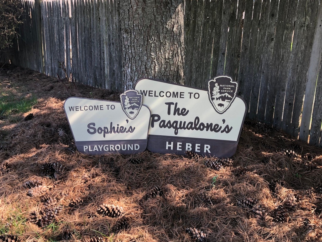 Fully Customizable HDPE Engraved National Park Sign - Etsy