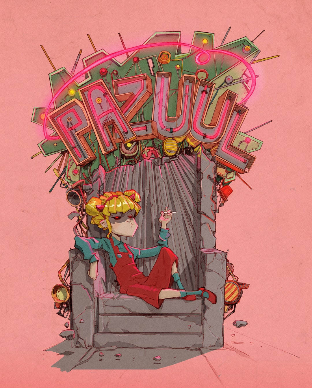 Pazuul as Akira - Etsy