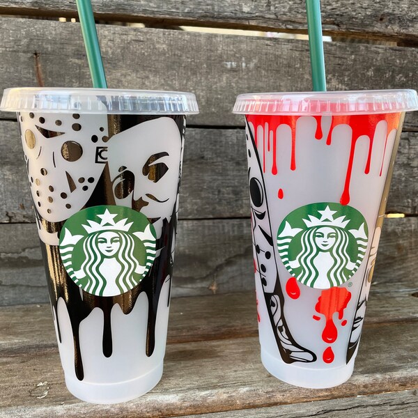 Halloween Starbucks Cup - Etsy