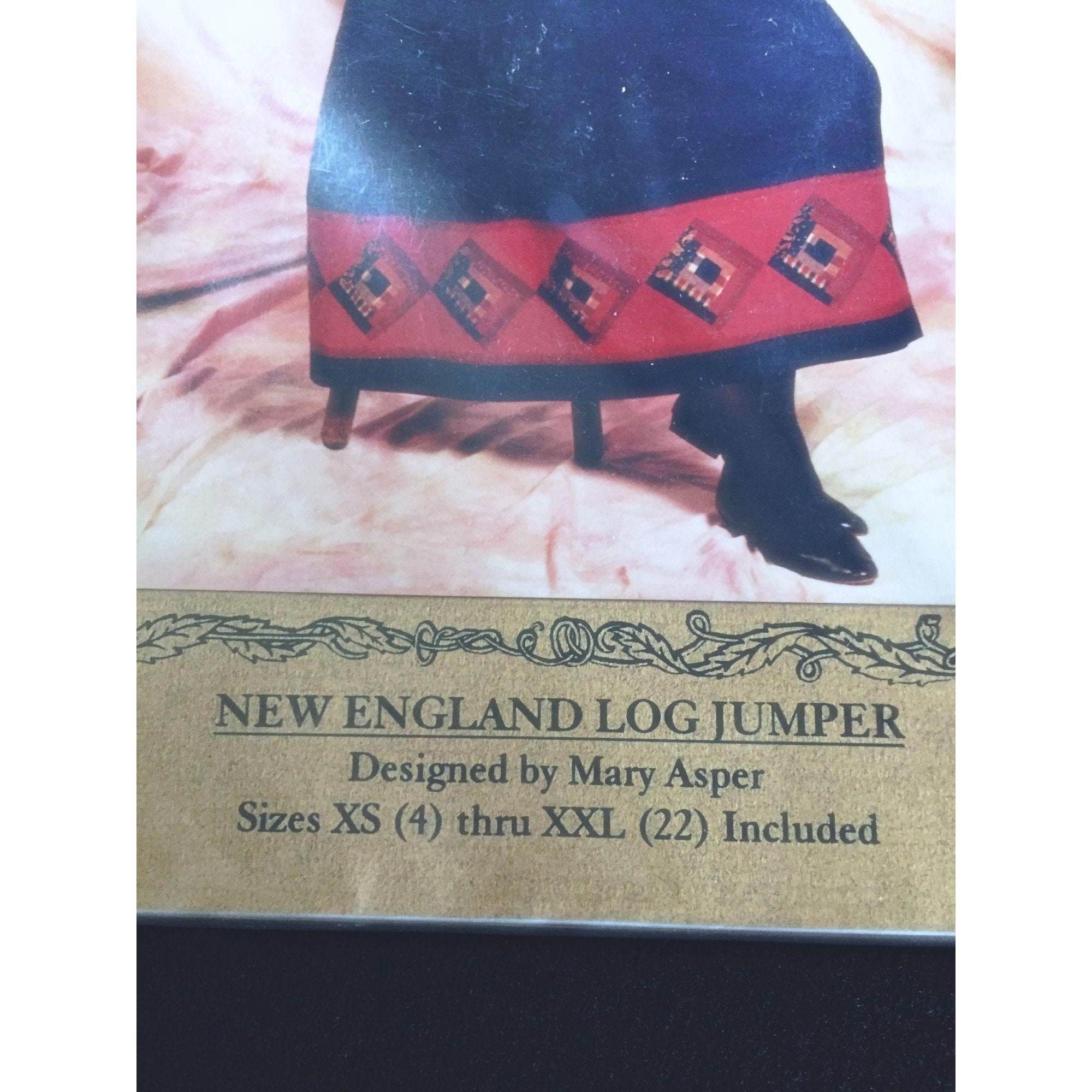 VINTAGE New England Log Jumper Womens Pattern Quilted Design | Etsy