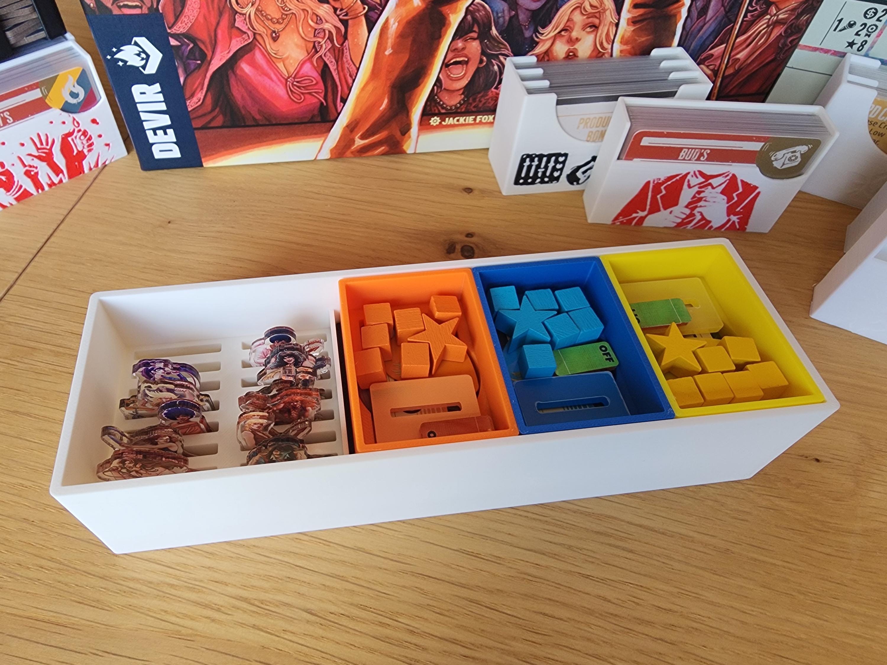 Rock Hard 1977 Board Game Box Insert Organizer - Etsy